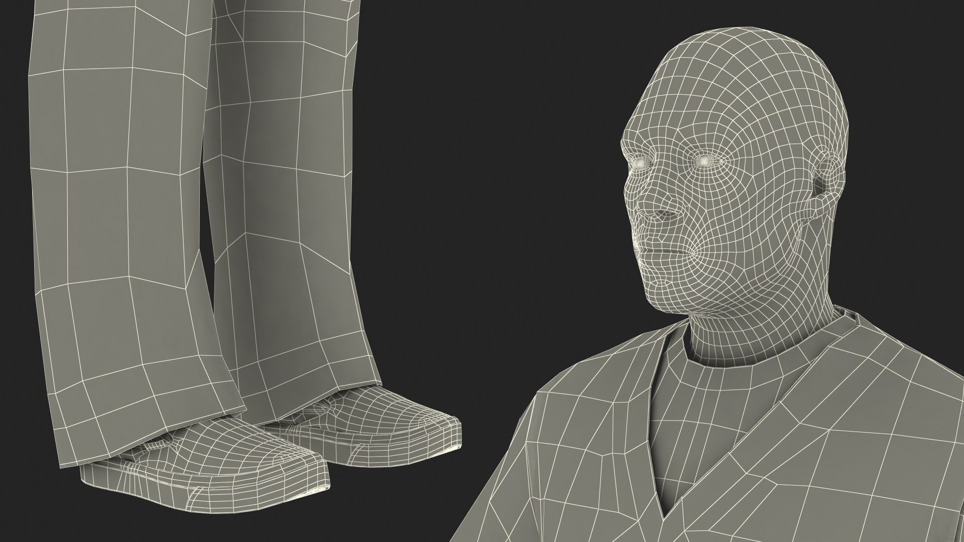 3D Black Male Prisoner A-Pose - TurboSquid 2363217