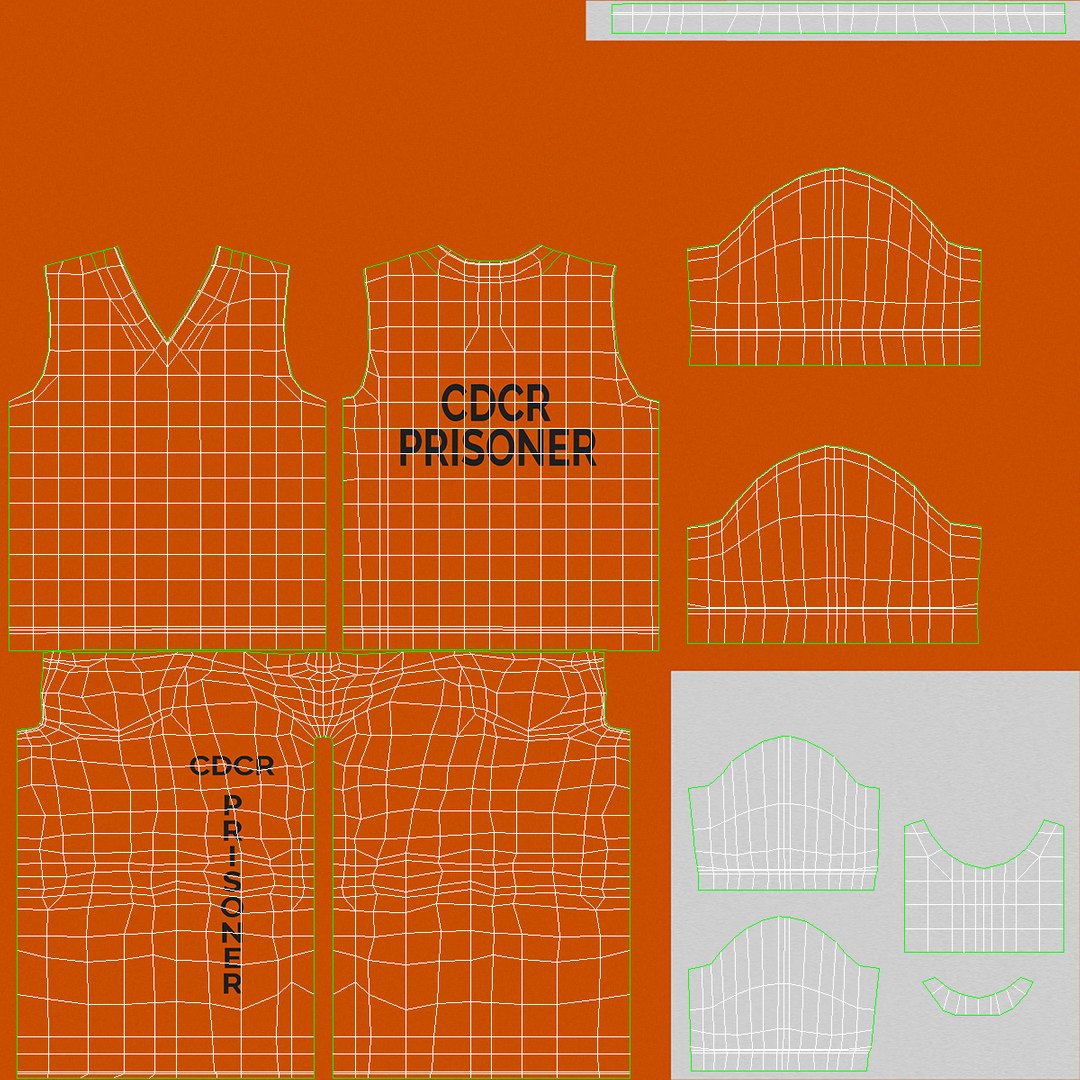 3D Black Male Prisoner A-Pose - TurboSquid 2363217