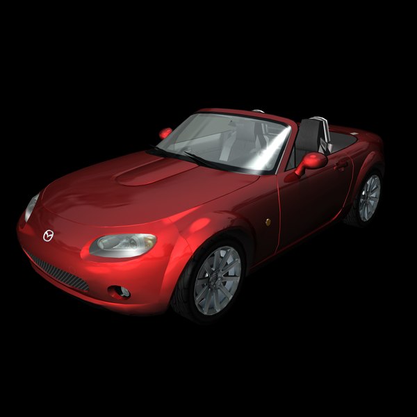 3d model sports car mazda