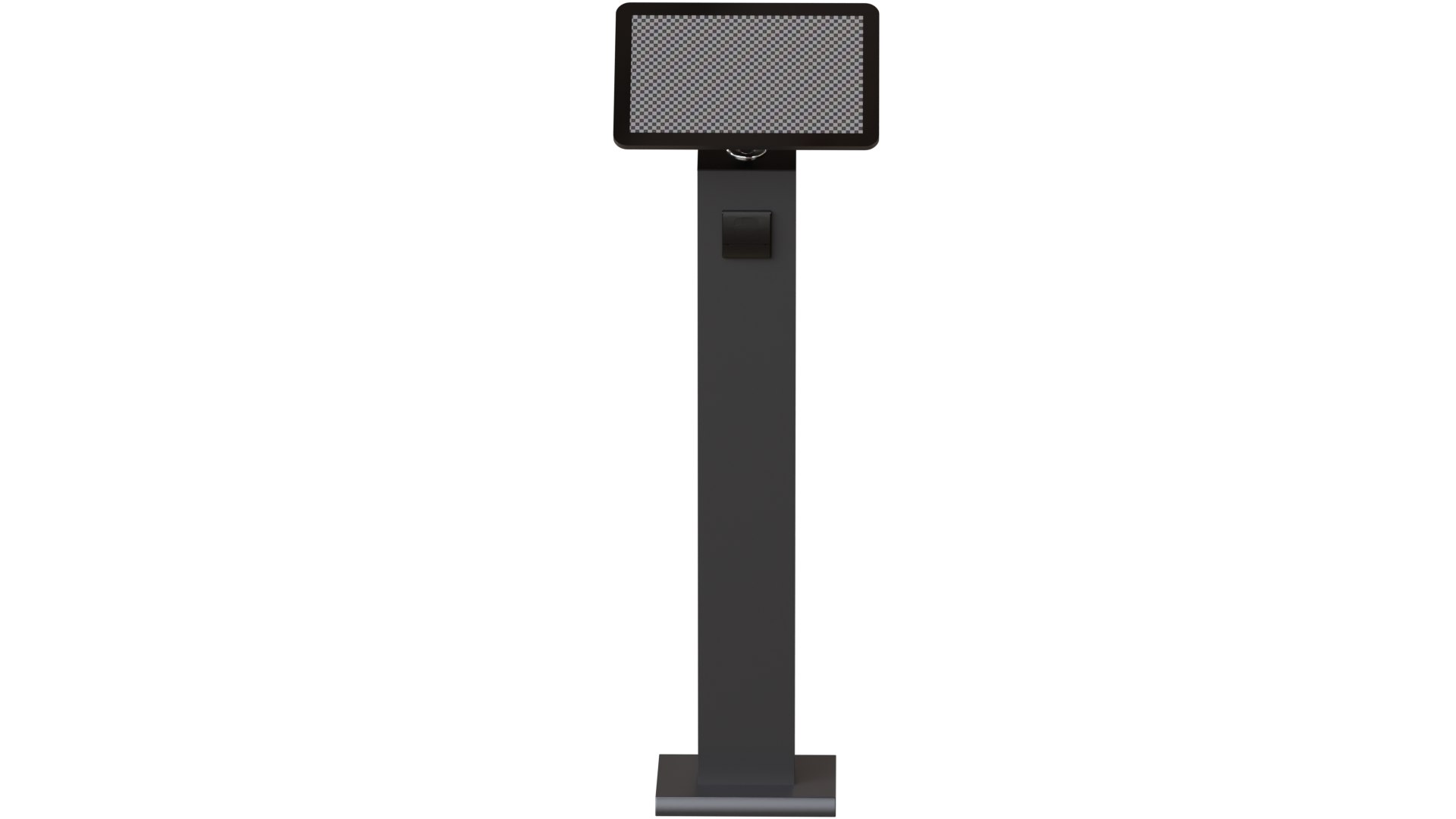 3D High Poly Kiosk 3D Model Blender FBX OBJ Editable Screen Motion ...