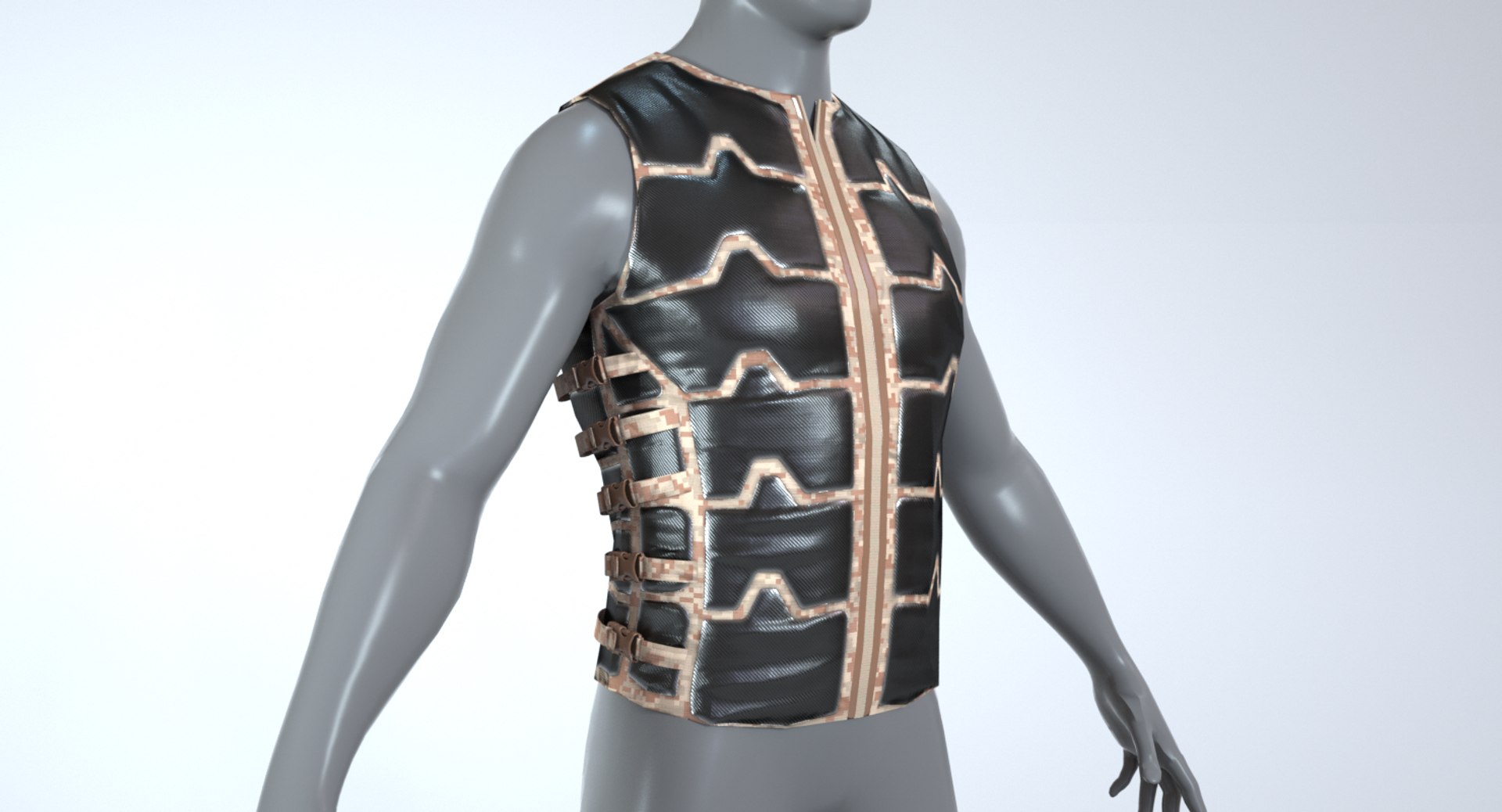 3D Cyber Armor - TurboSquid 1277898