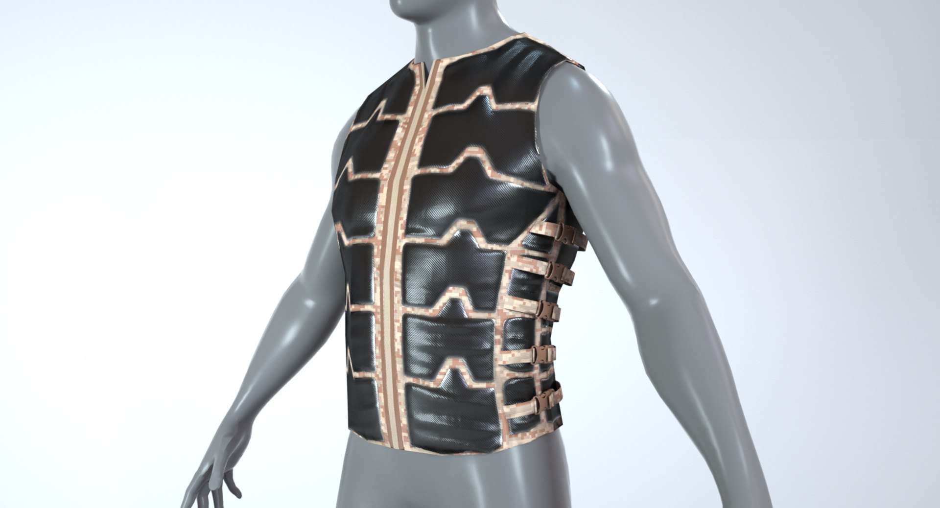 3D Cyber Armor - TurboSquid 1277898