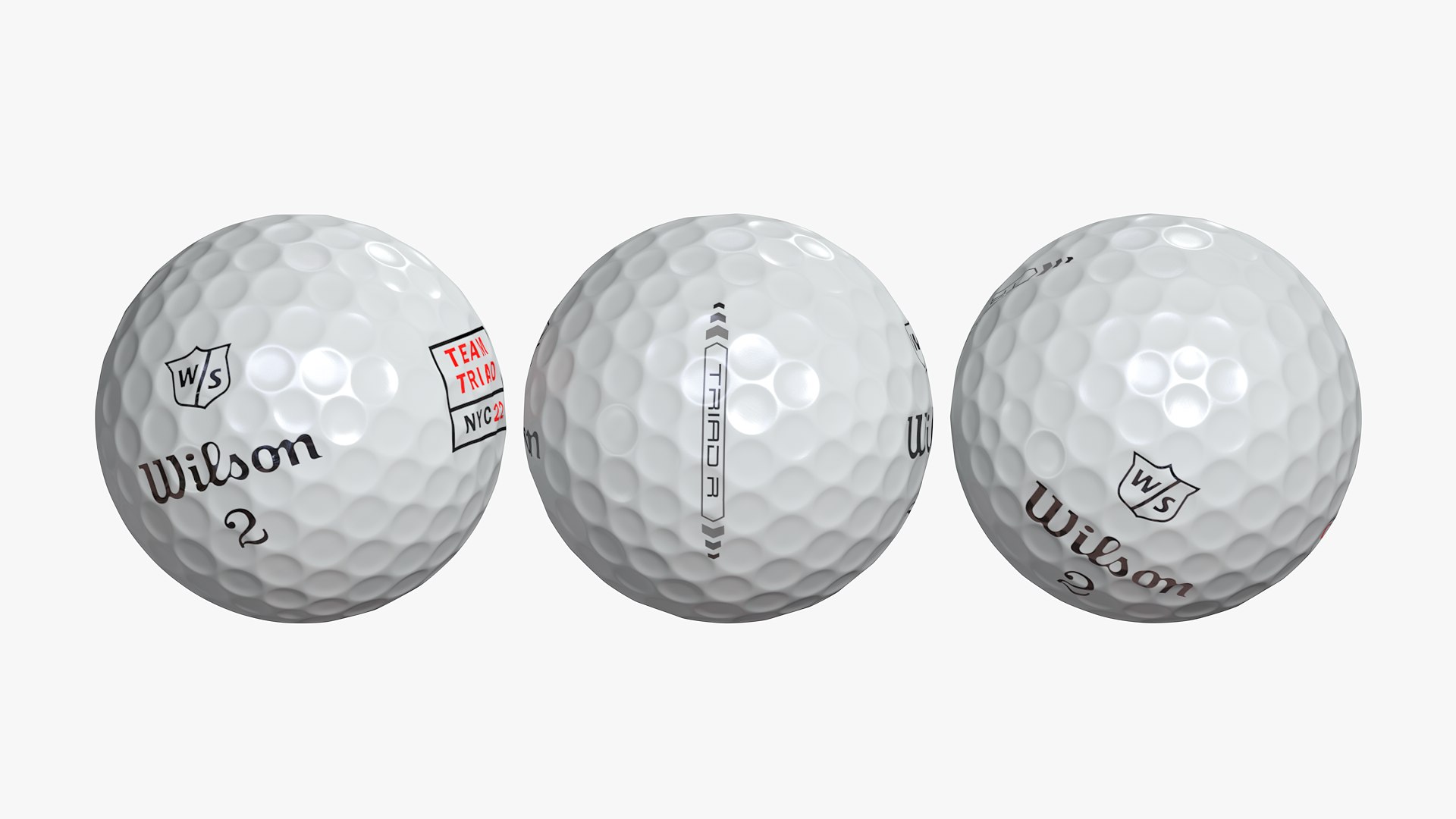 Wilson Staff Golf Ball 8K 3D - TurboSquid 2106417