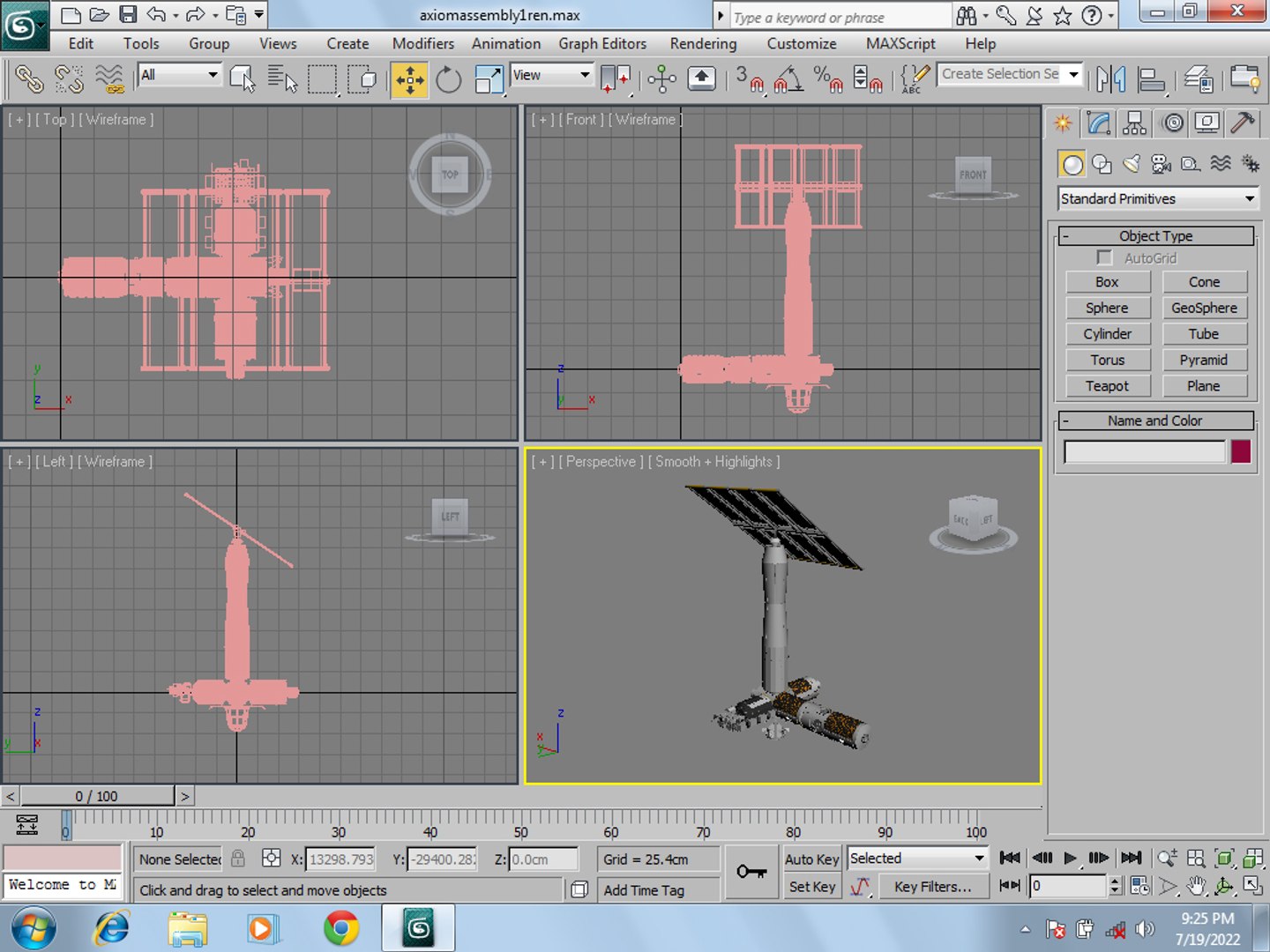 The Axiom Space Station Assembly. 3D model - TurboSquid 1930330