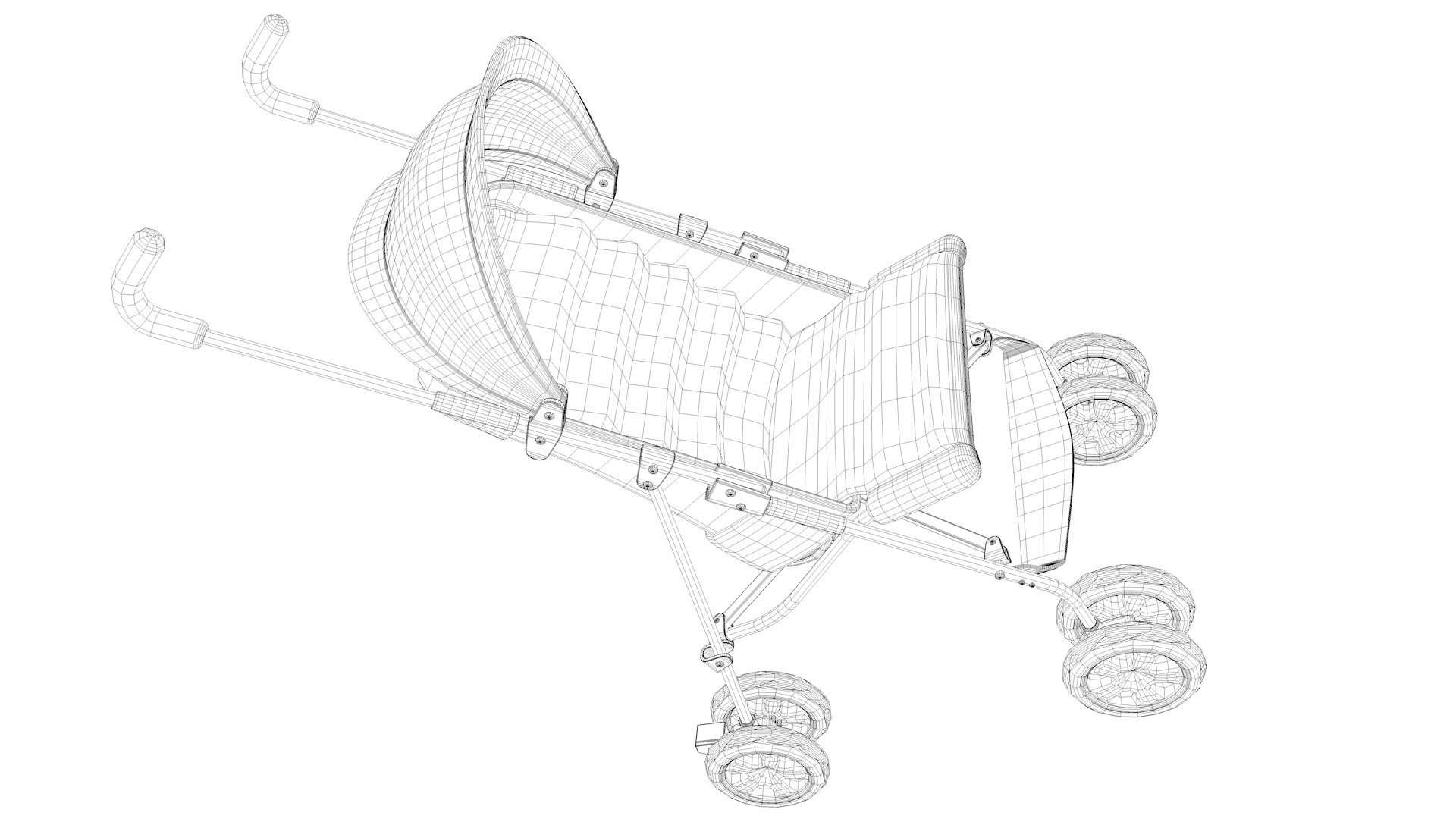 Baby Stroller 3D Model - TurboSquid 1978672
