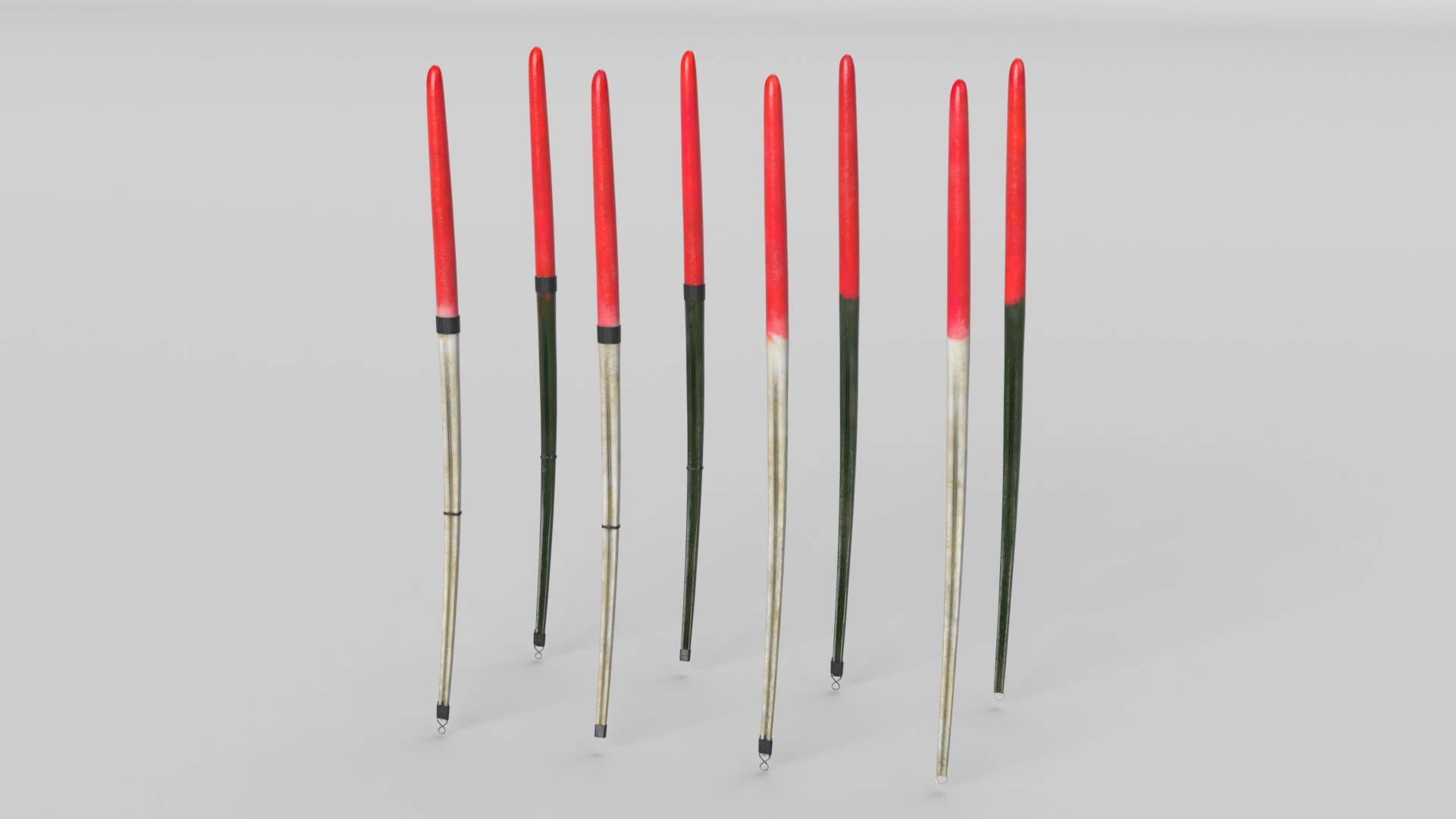 Goose Feather Fishing Floats 3D Model - TurboSquid 2172063