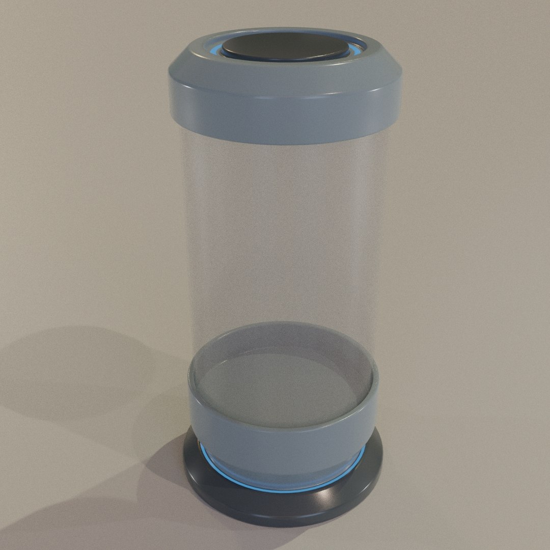 SciFi Fluid Container 3D Model - TurboSquid 1986143