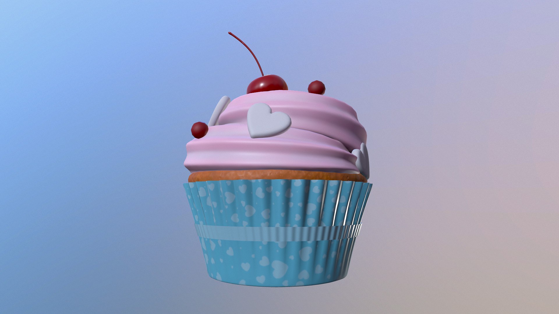 3D Model Cupcake Candy Topping - TurboSquid 1496123