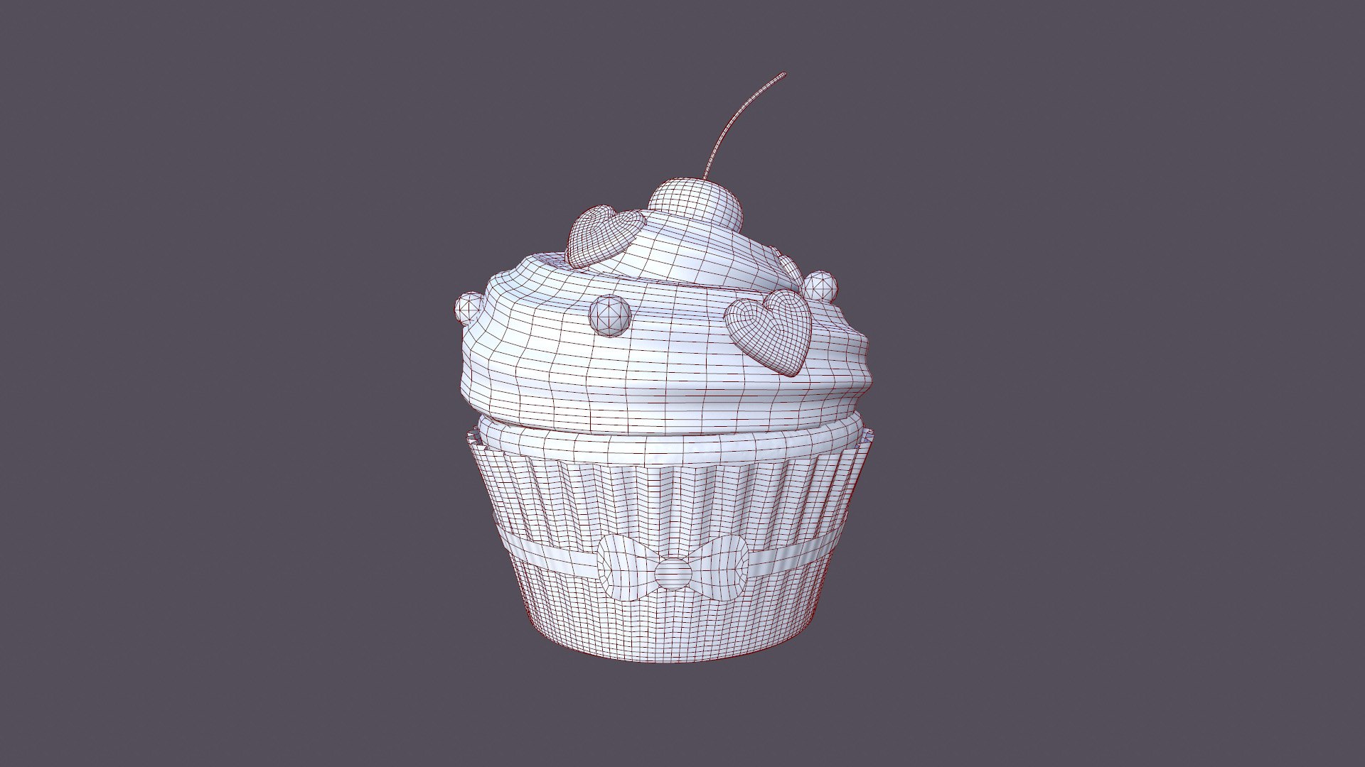 3D Model Cupcake Candy Topping - TurboSquid 1496123