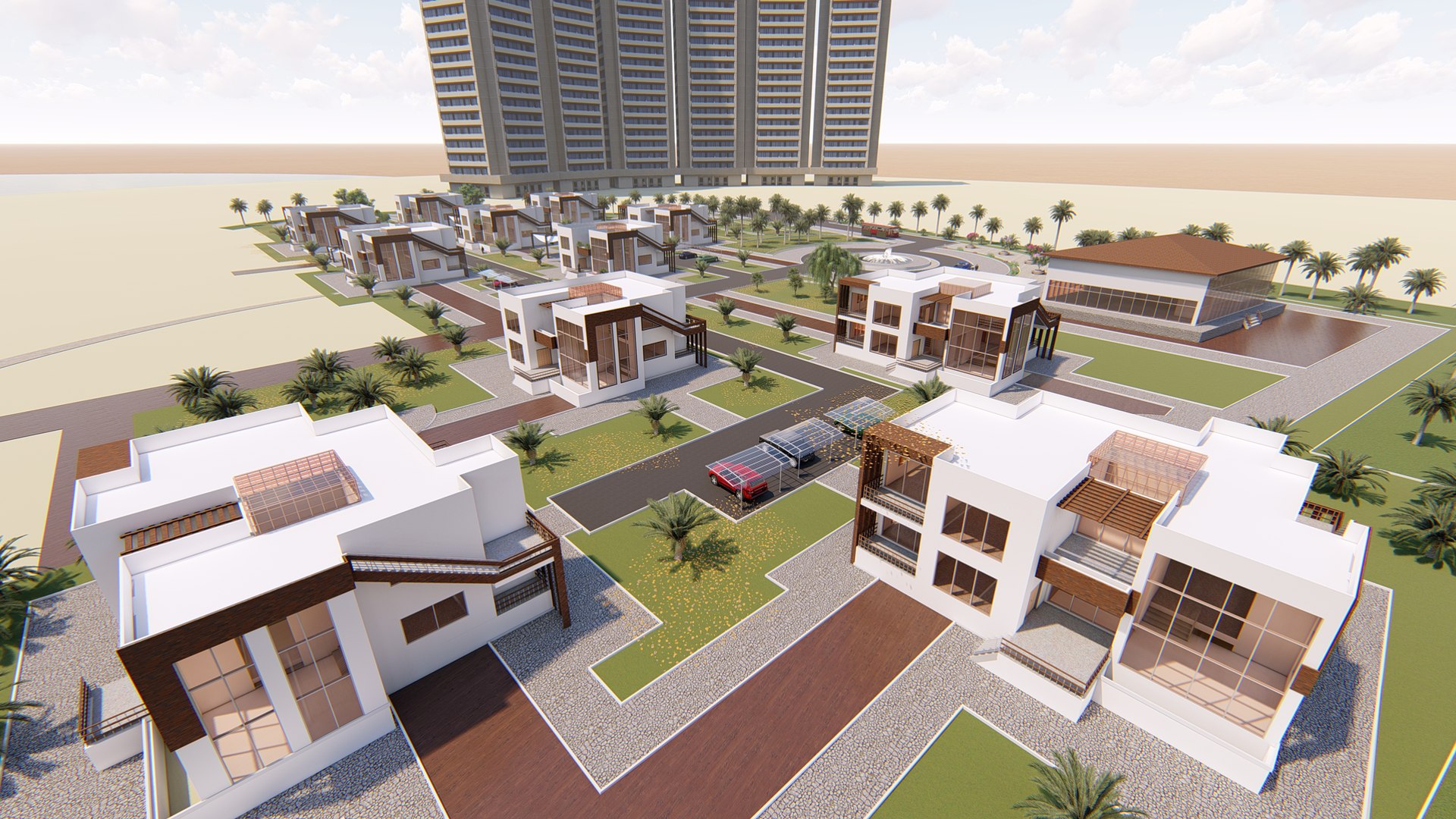 Revit Residential Complex Sea 3D Model - TurboSquid 1464262