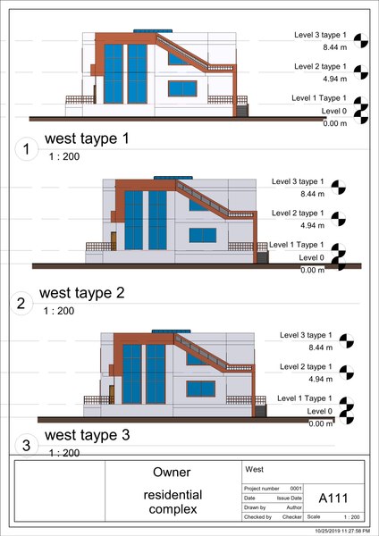 Revit residential complex sea 3D model - TurboSquid 1464262