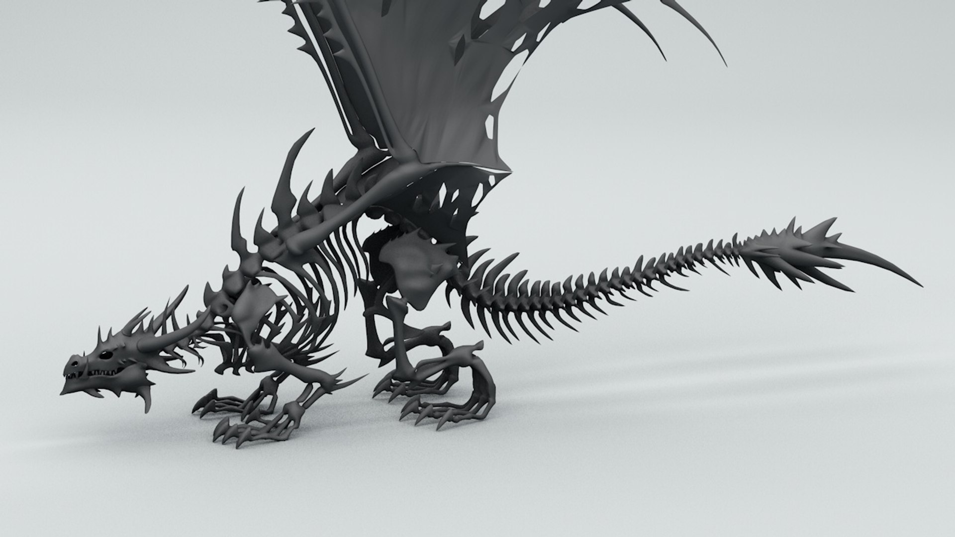 Dragon Skeleton 3D Model - TurboSquid 1259128