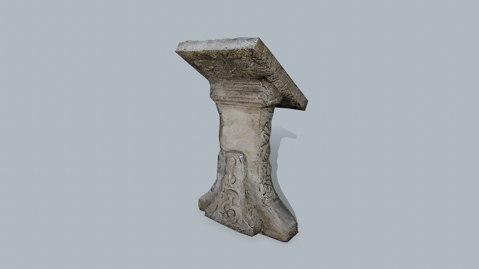 3D Lectern Model - TurboSquid 2200122