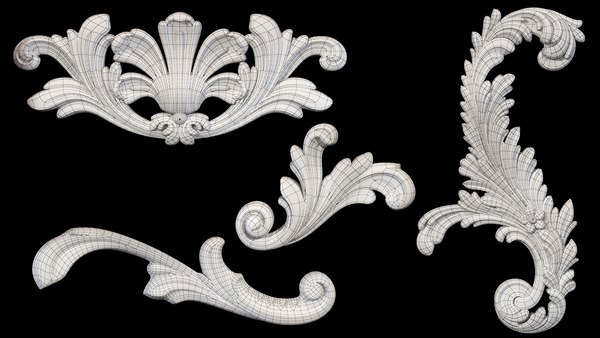 3D Collection of 40 classic carvings Part 2 - TurboSquid 1726584