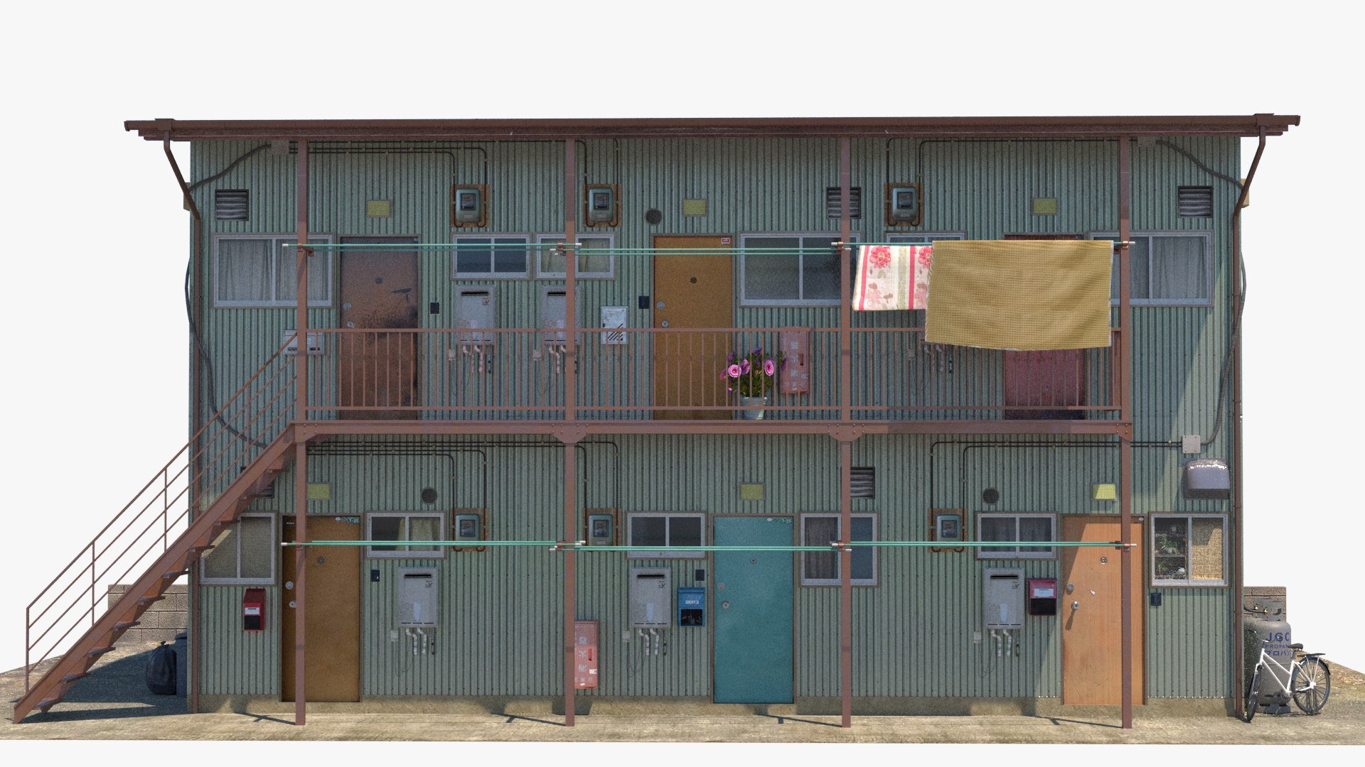 3D Yokohama Apato - TurboSquid 2091583