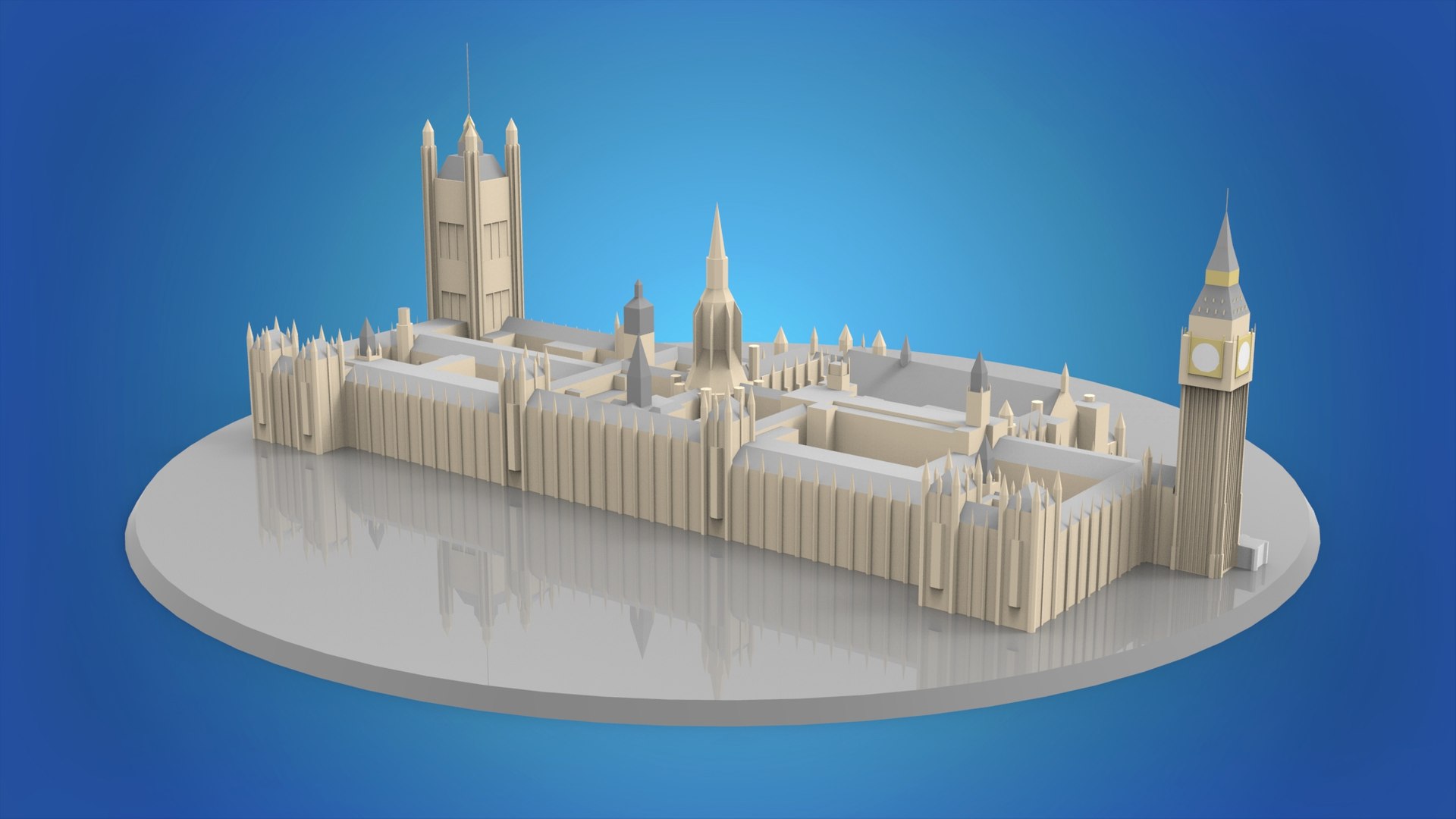 3D Model Westminster Hall - TurboSquid 2283439