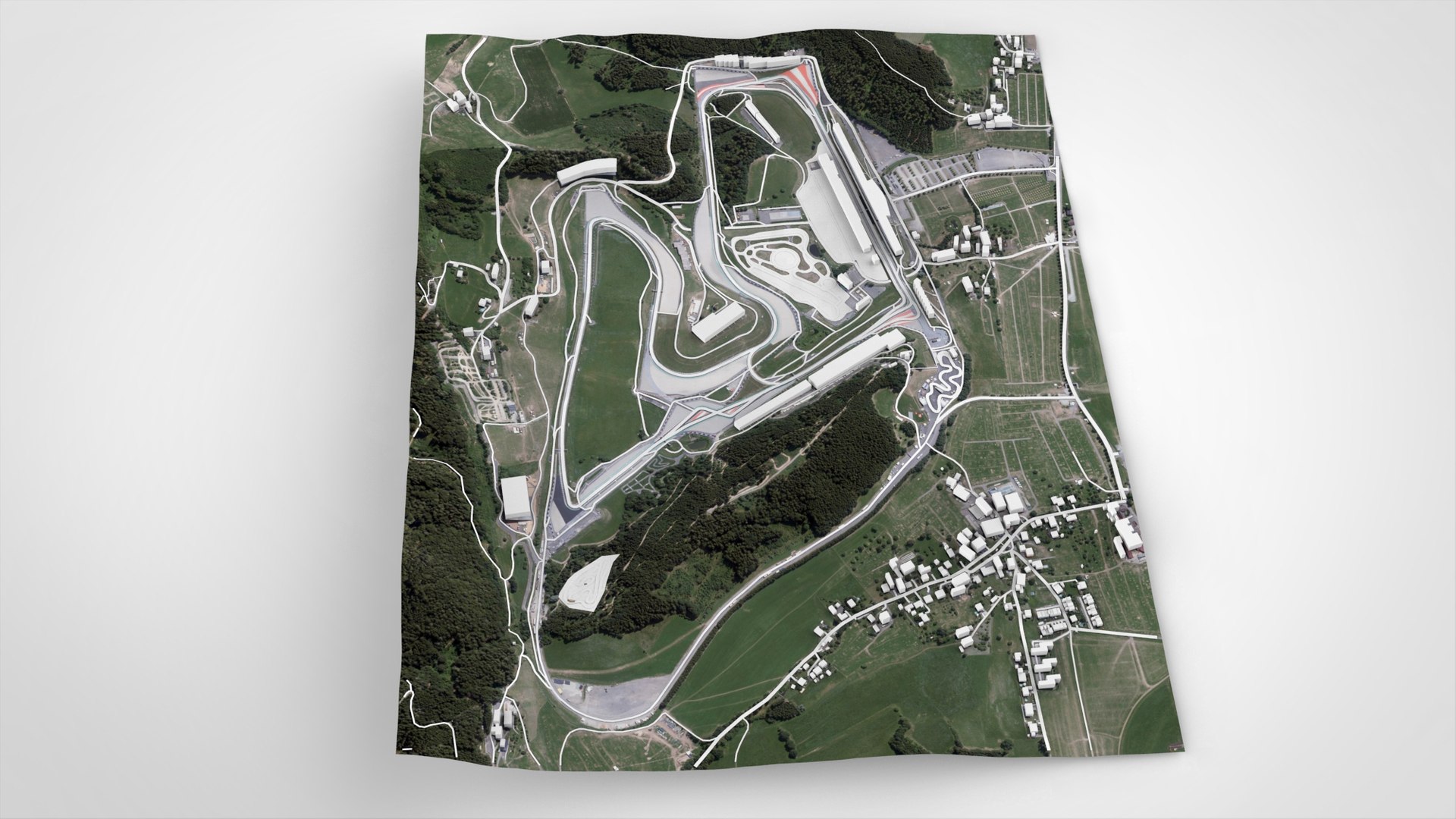 3D The Red Bull Ring Spielberg Austria - TurboSquid 2168687