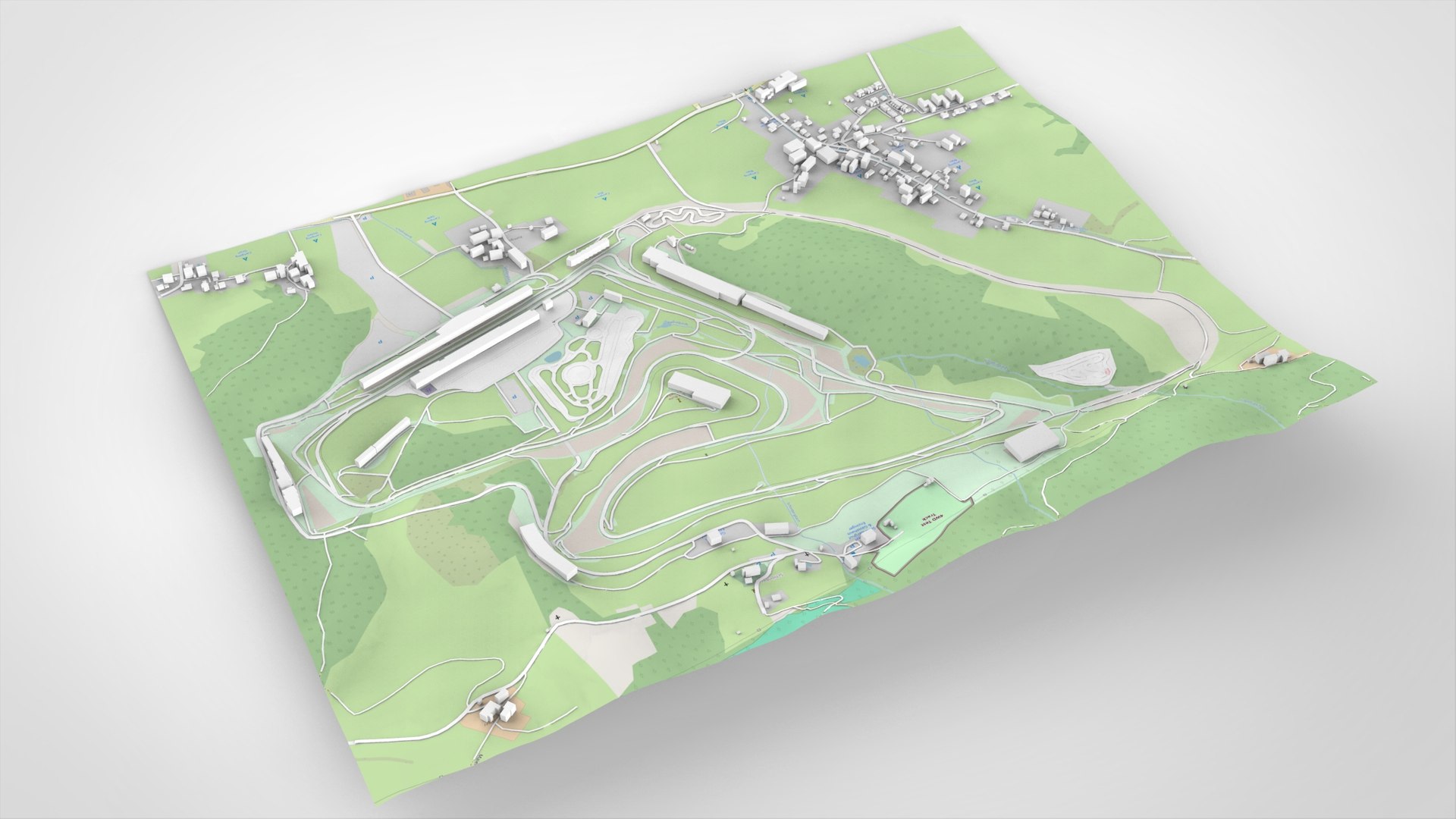 3D The Red Bull Ring Spielberg Austria - TurboSquid 2168687