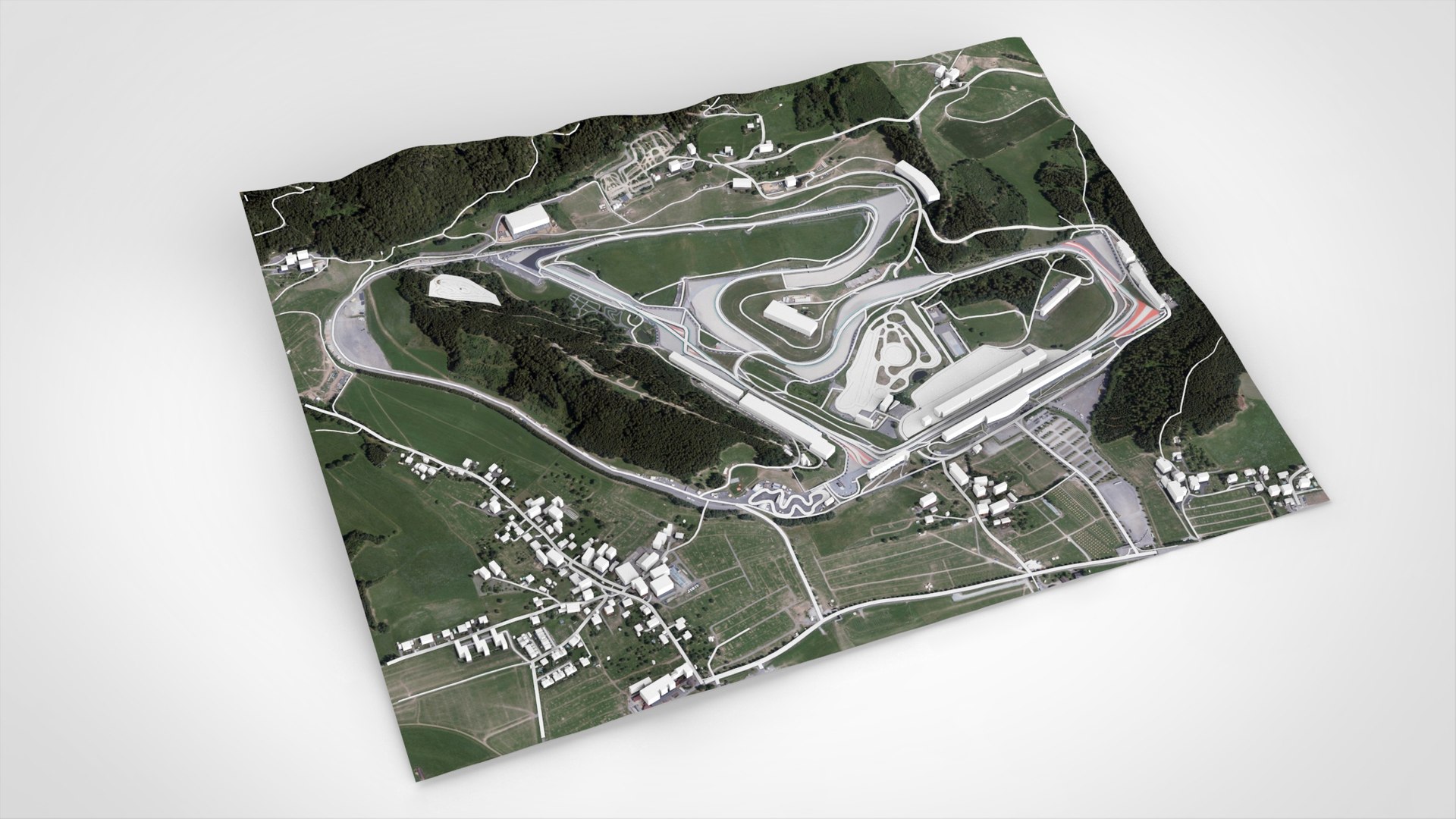 3D The Red Bull Ring Spielberg Austria - TurboSquid 2168687