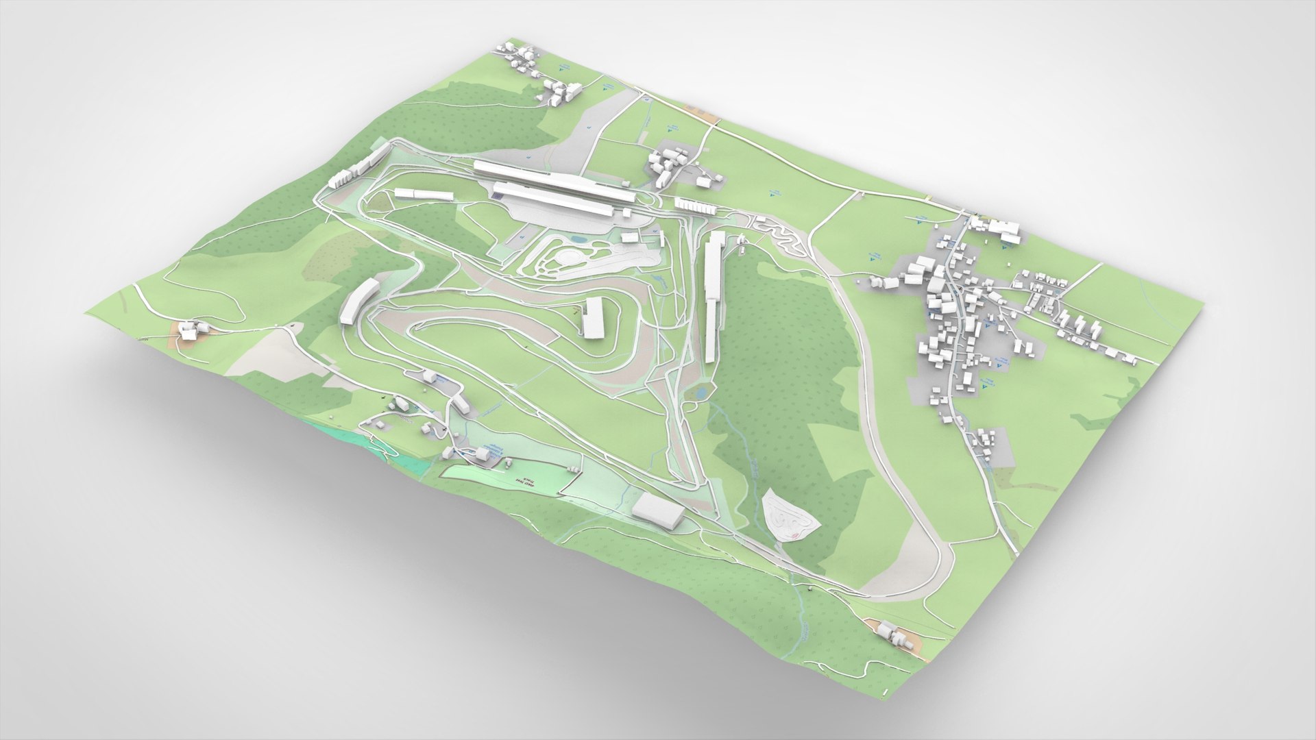 3D The Red Bull Ring Spielberg Austria - TurboSquid 2168687