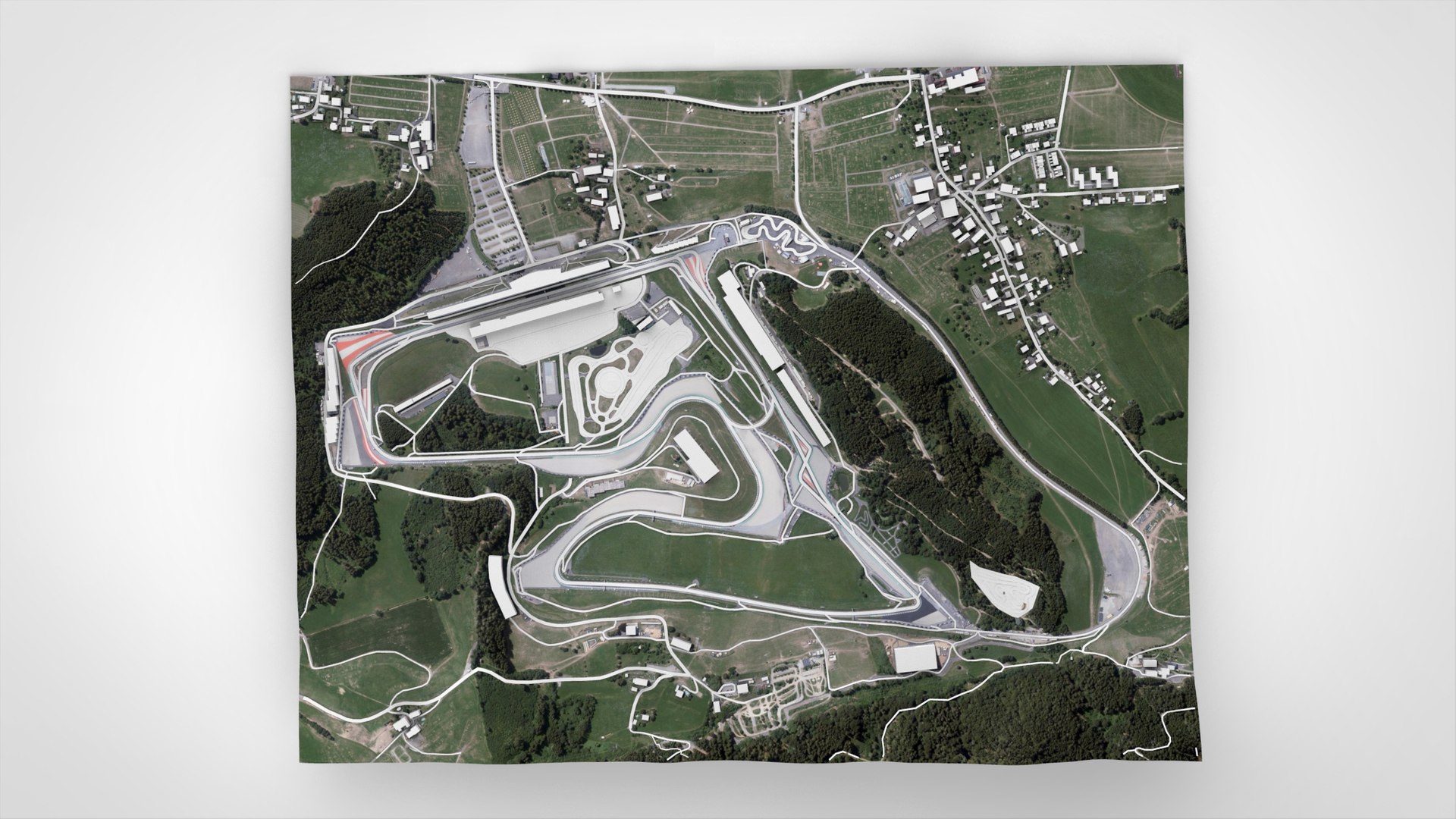 3D The Red Bull Ring Spielberg Austria - TurboSquid 2168687
