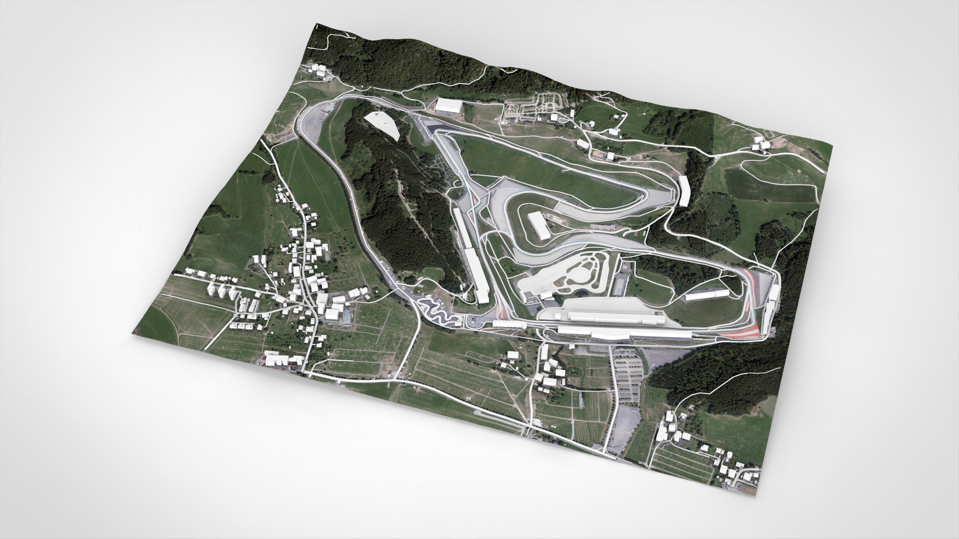 3D The Red Bull Ring Spielberg Austria - TurboSquid 2168687