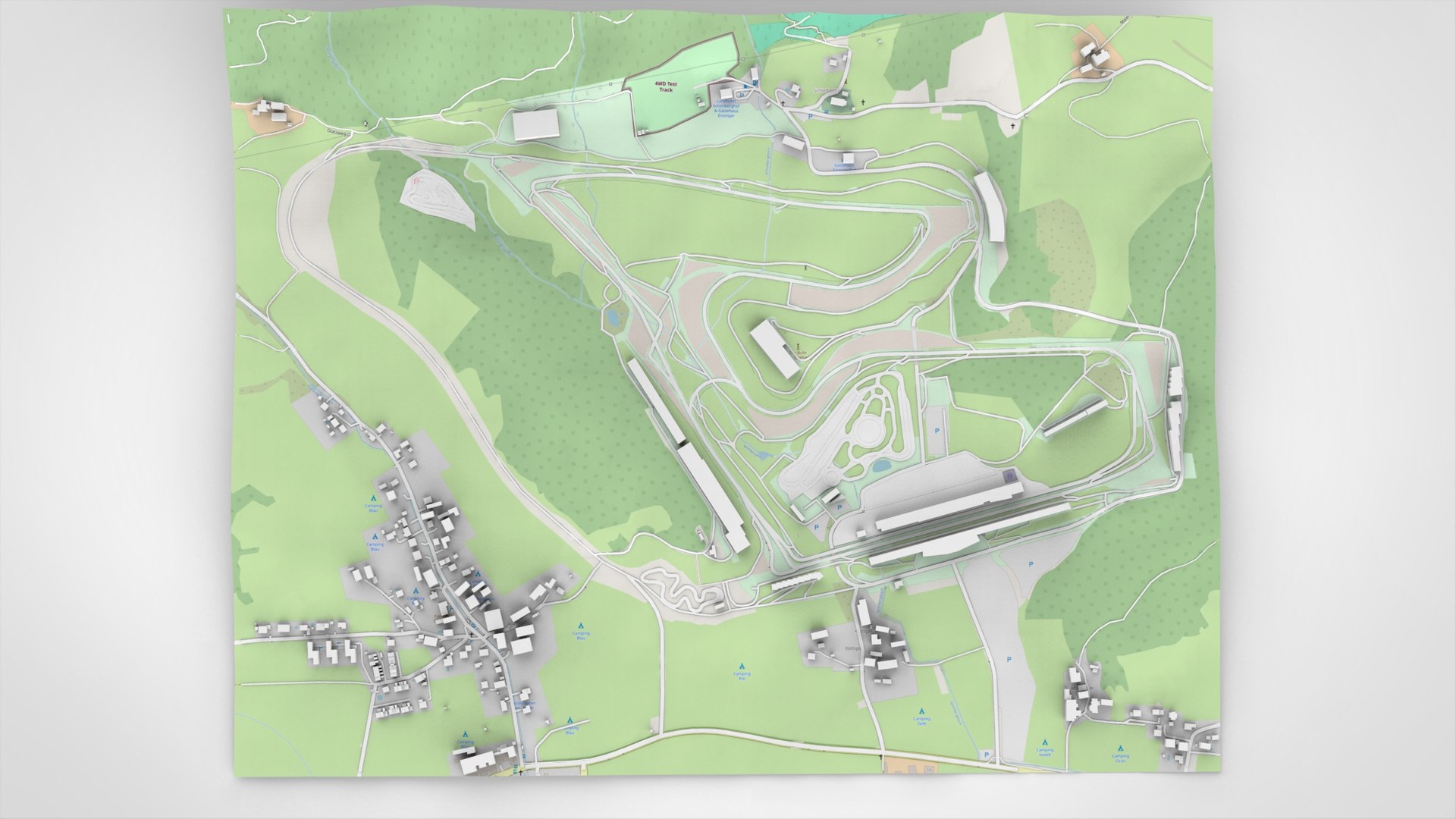 3D The Red Bull Ring Spielberg Austria - TurboSquid 2168687