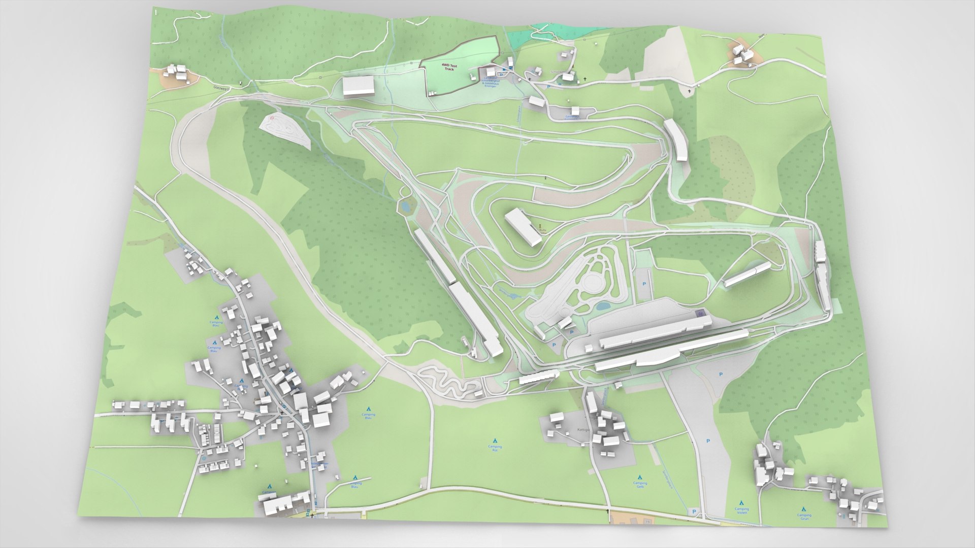 3D The Red Bull Ring Spielberg Austria - TurboSquid 2168687