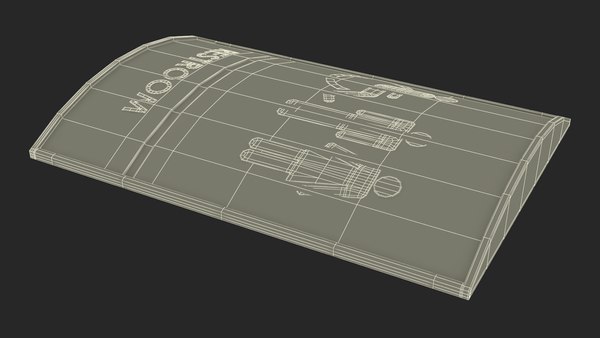 3D model Unisex Accessible Restroom Sign - TurboSquid 2042727