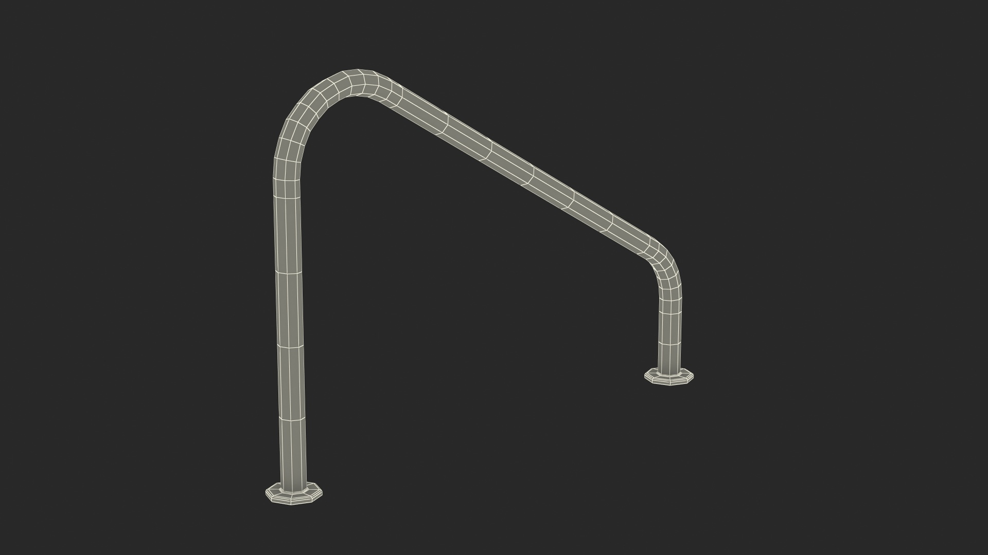 3D Stair Rail For Pool Model - TurboSquid 1991150