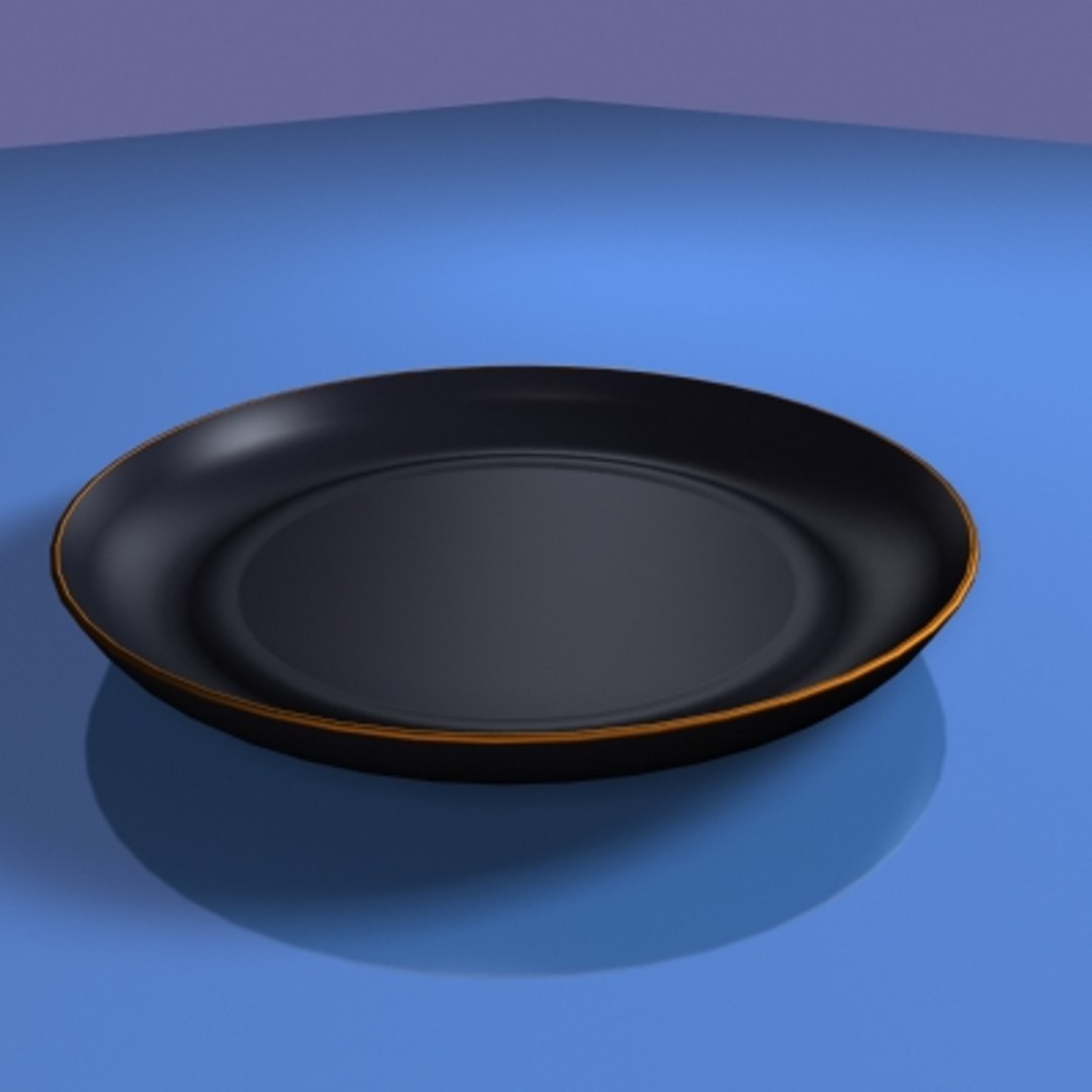 3d plate model