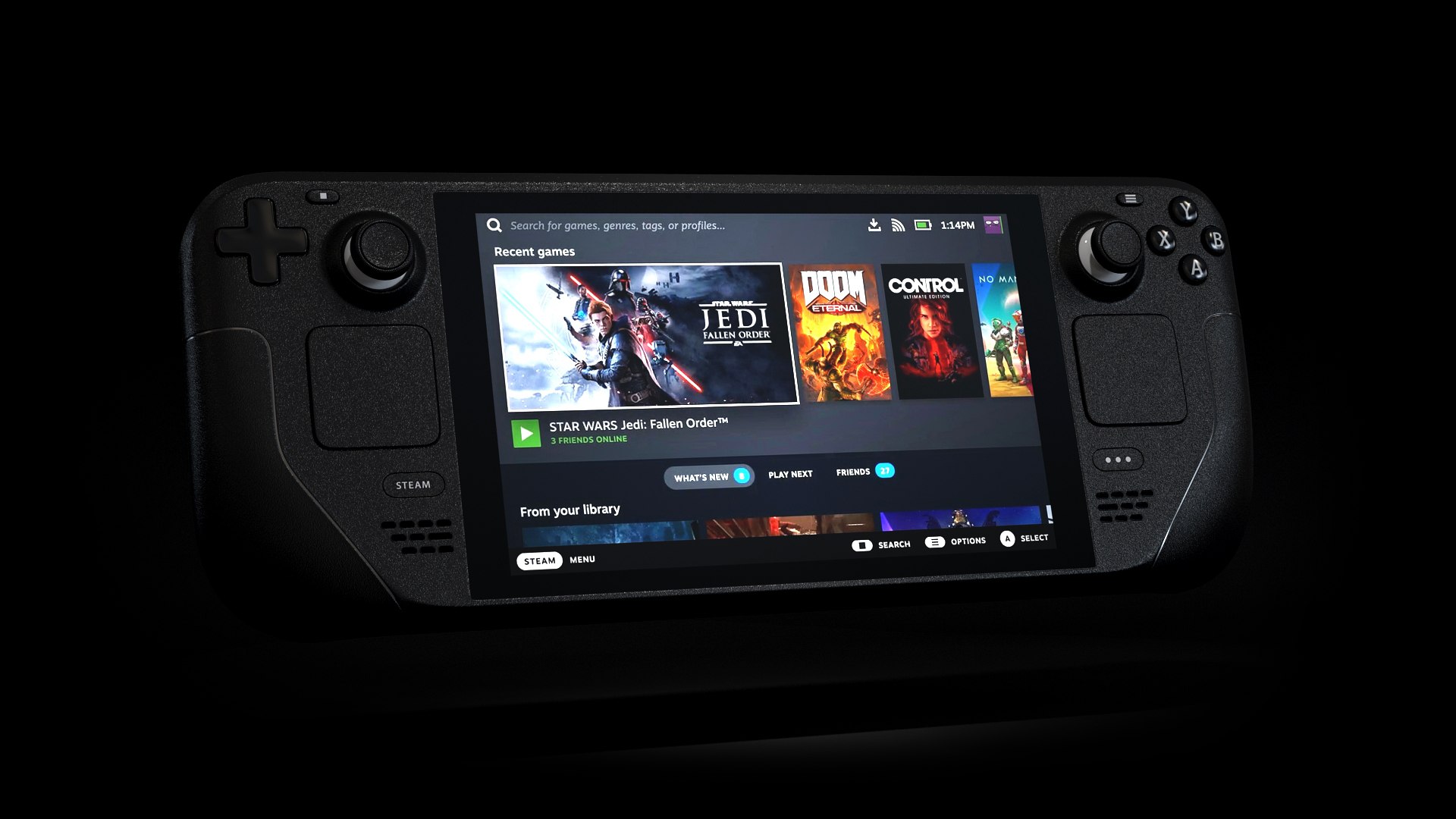 3D Steam Deck Handheld Gaming Computer ON Model - TurboSquid 1833298