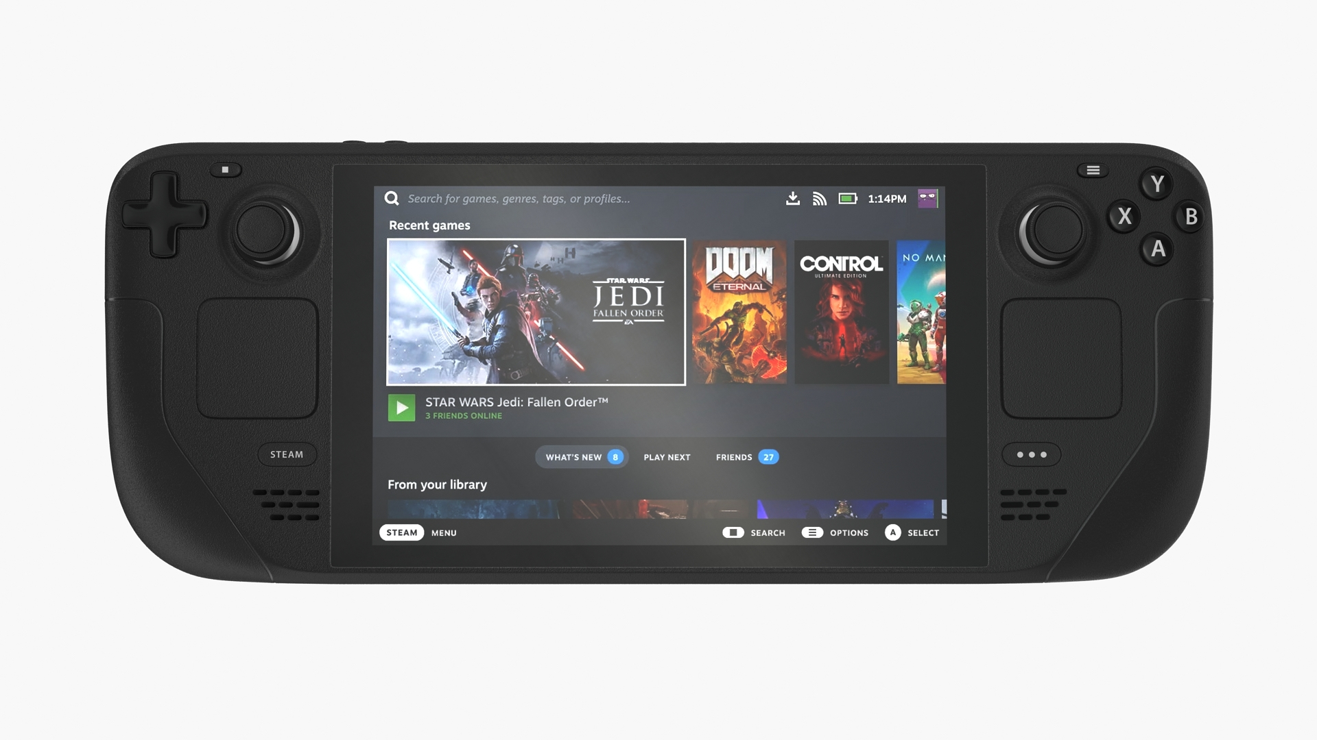 3D Steam Deck Handheld Gaming Computer ON Model - TurboSquid 1833298