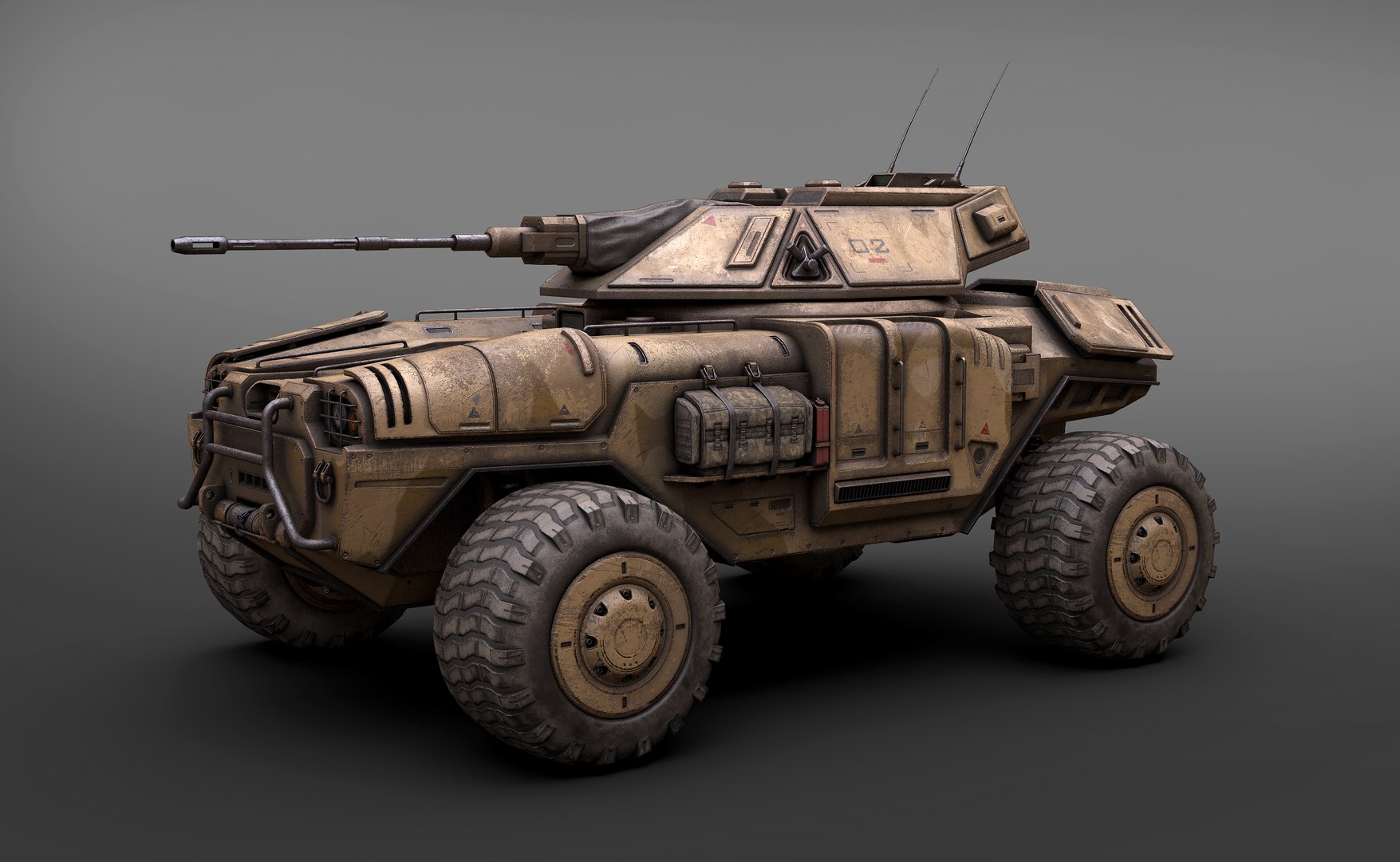Sci Fi Apc Set 3D Model - TurboSquid 1389858