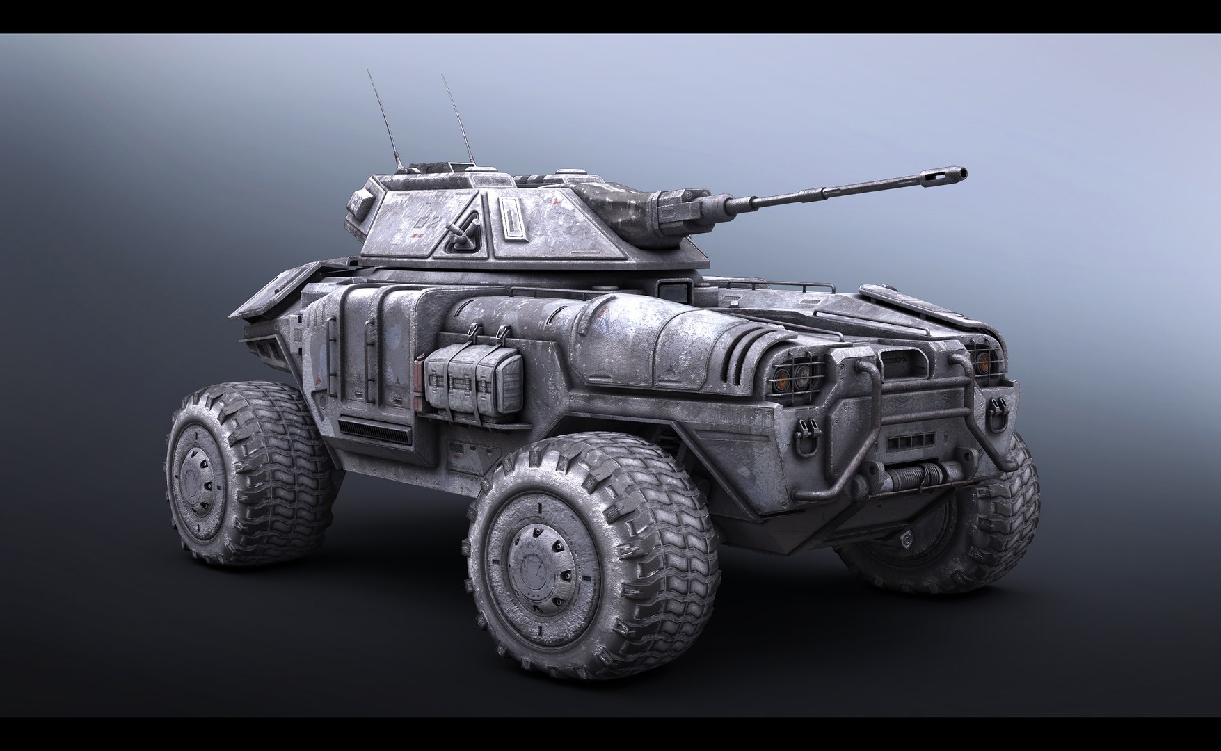 Sci Fi Apc Set 3D Model - TurboSquid 1389858