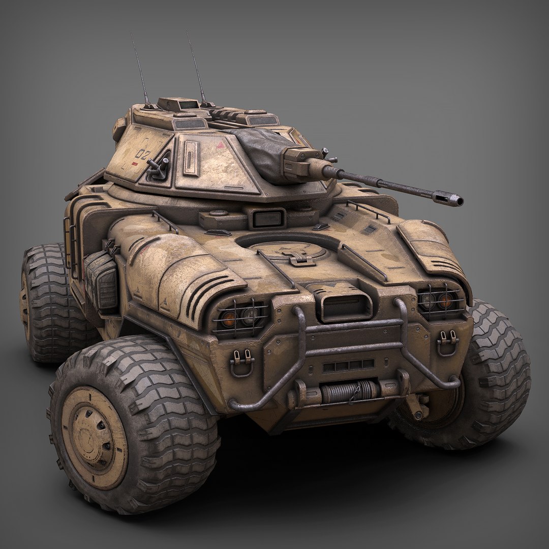 Sci Fi Apc Set 3D Model - TurboSquid 1389858