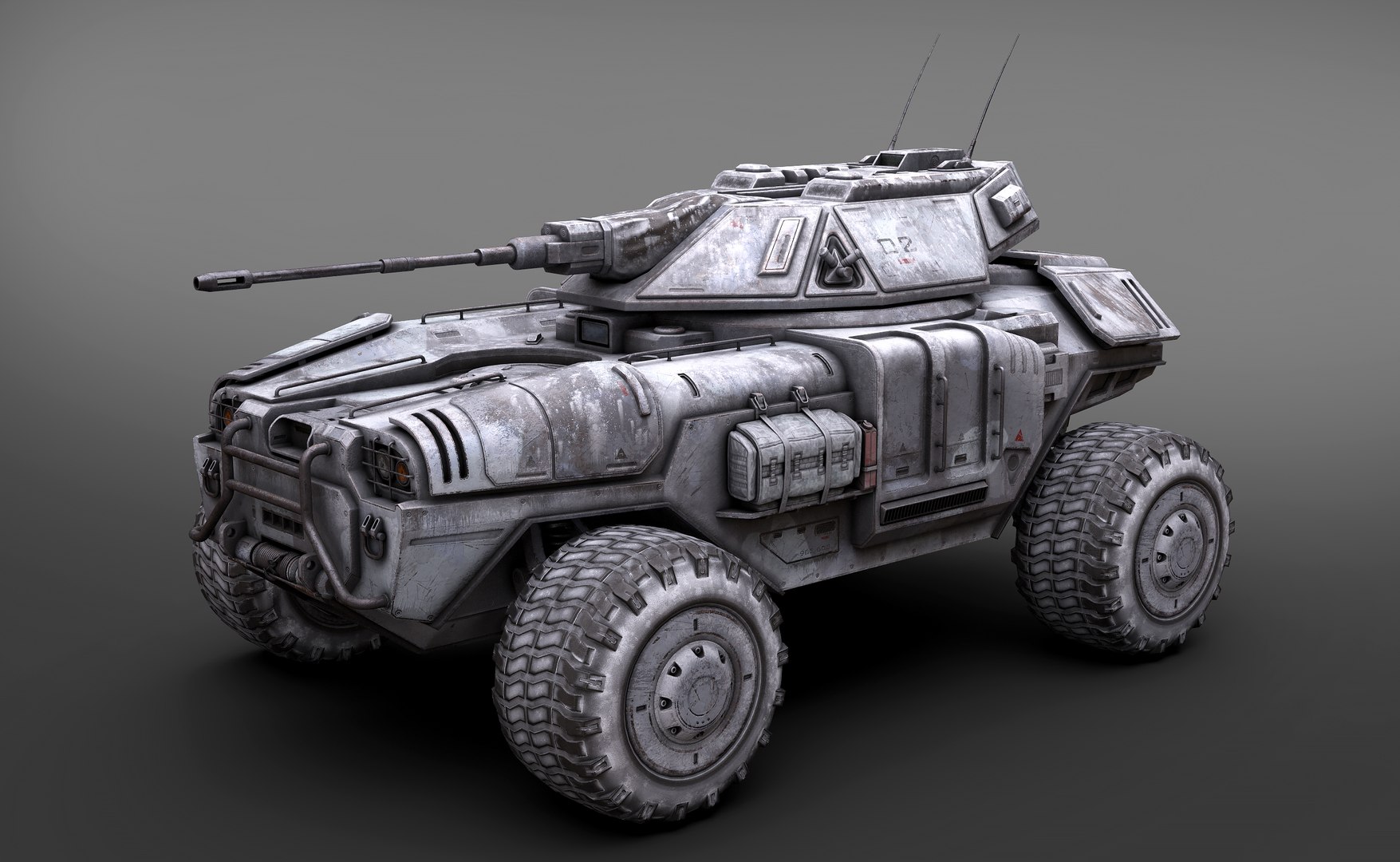 Sci Fi Apc Set 3D Model - TurboSquid 1389858