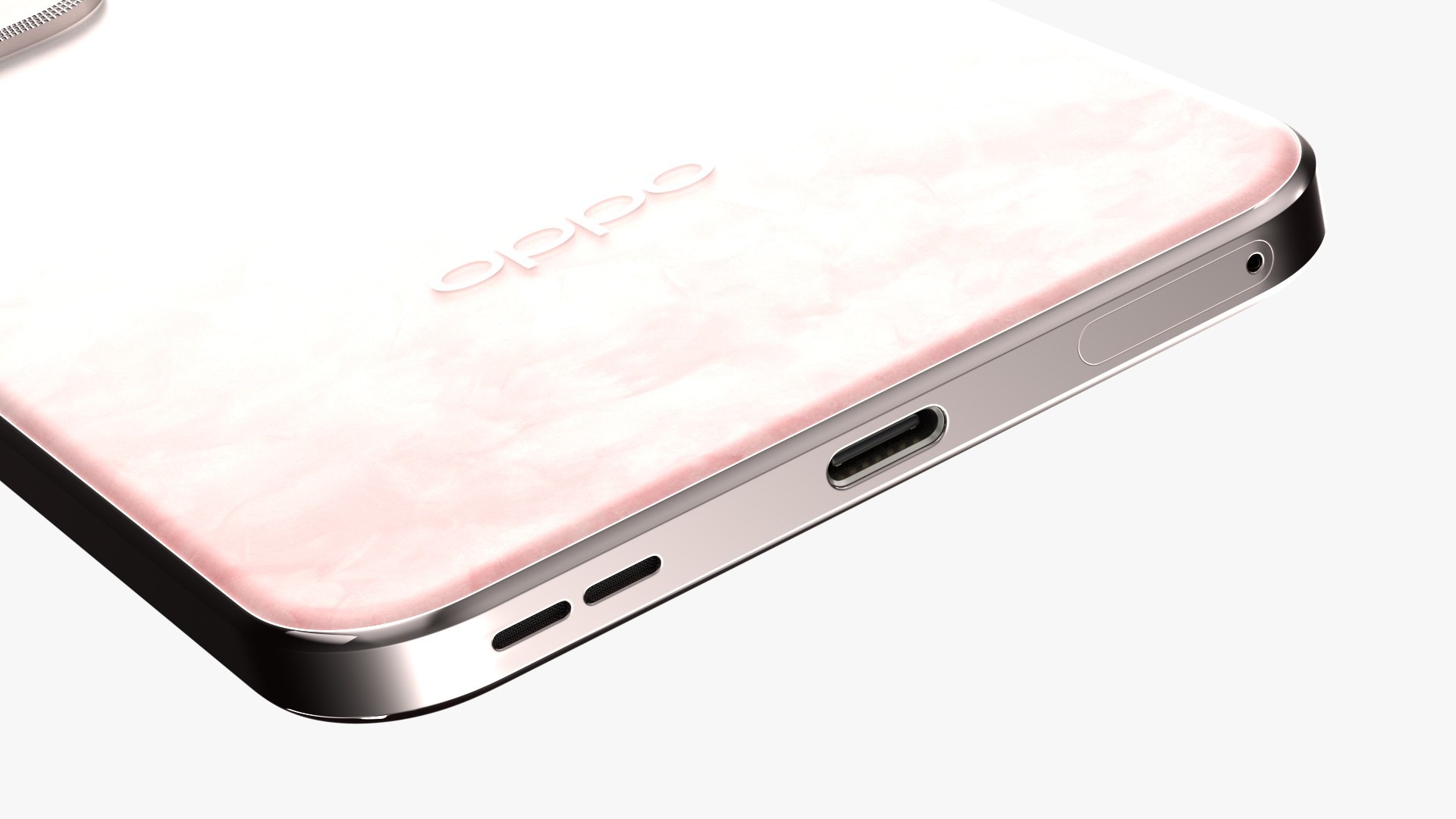 3D Model OPPO Reno 12 Soft Peach - TurboSquid 2231333