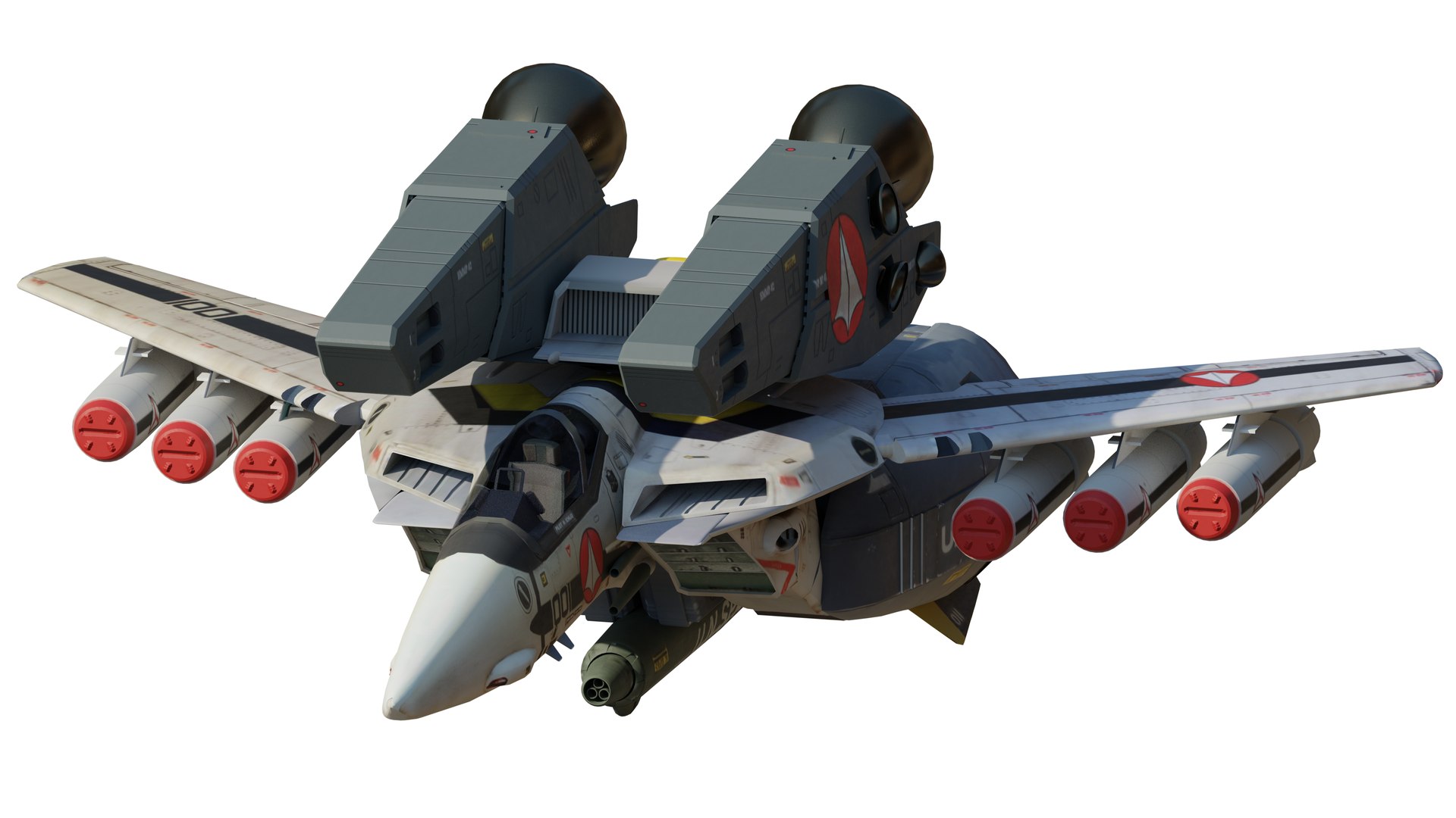 3D VF-1S Super Valkyrie - TurboSquid 2324887