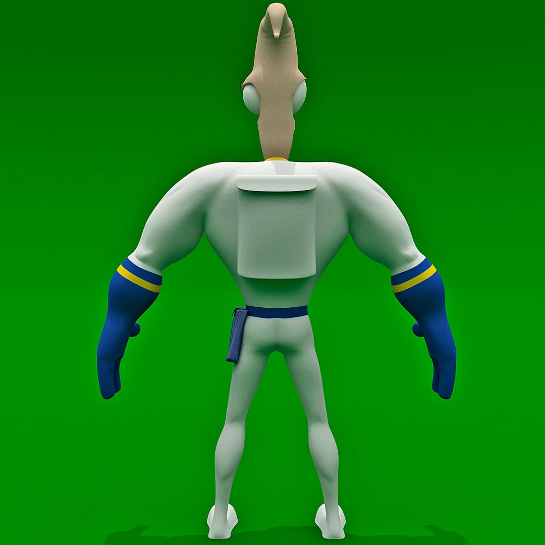 Earthworm Jim 3d Model