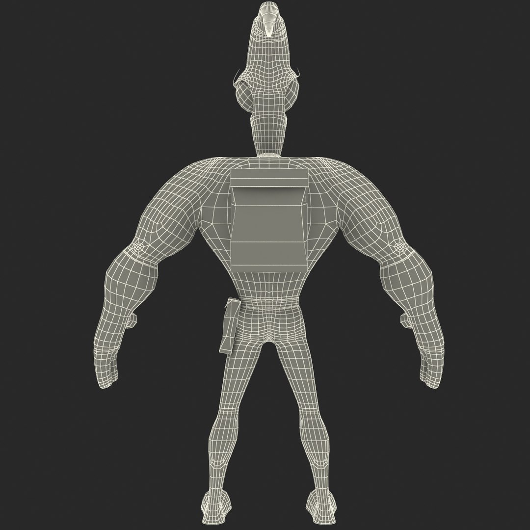 Earthworm Jim 3d Model