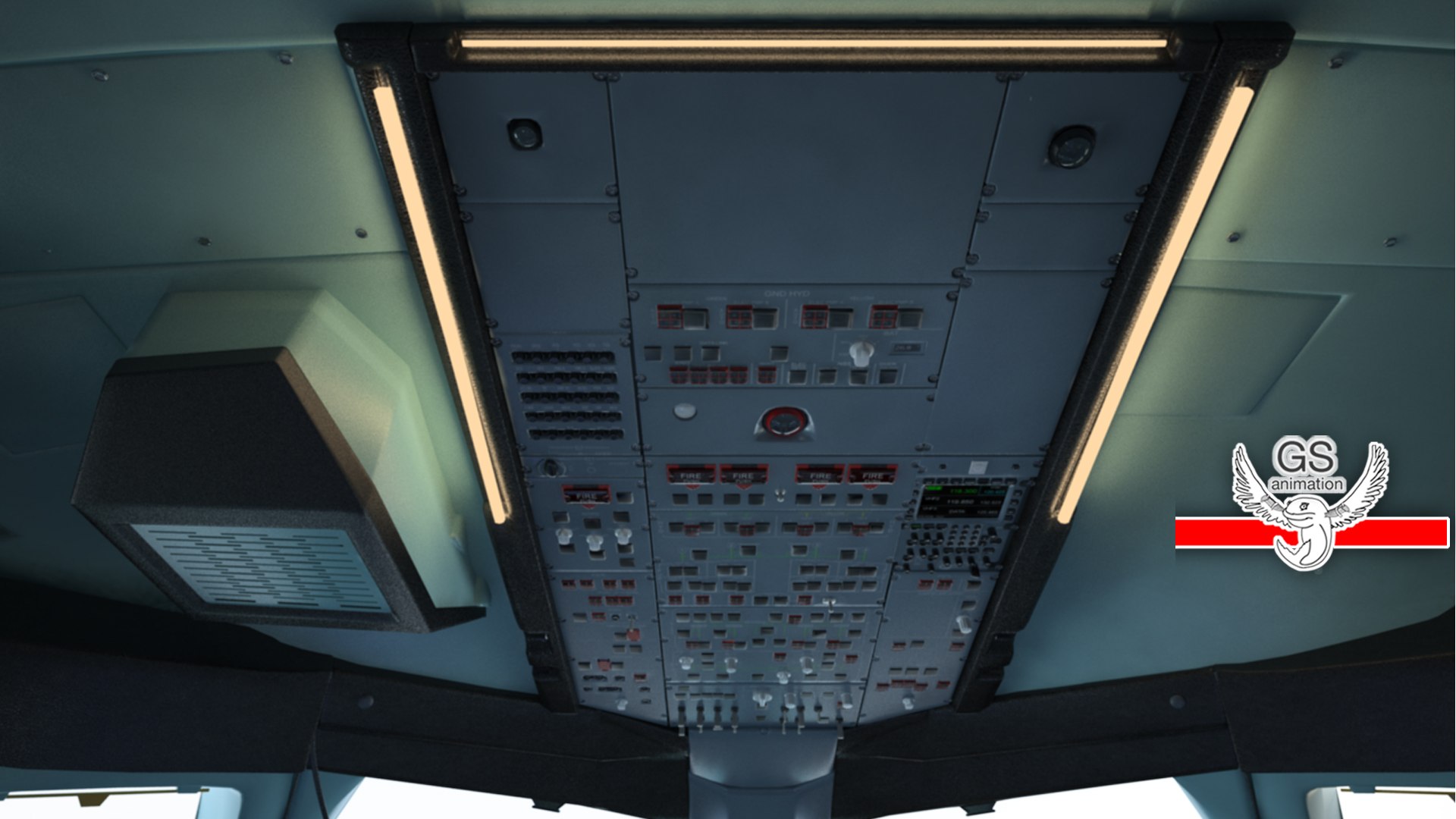 3d Model Airbus Flight Deck