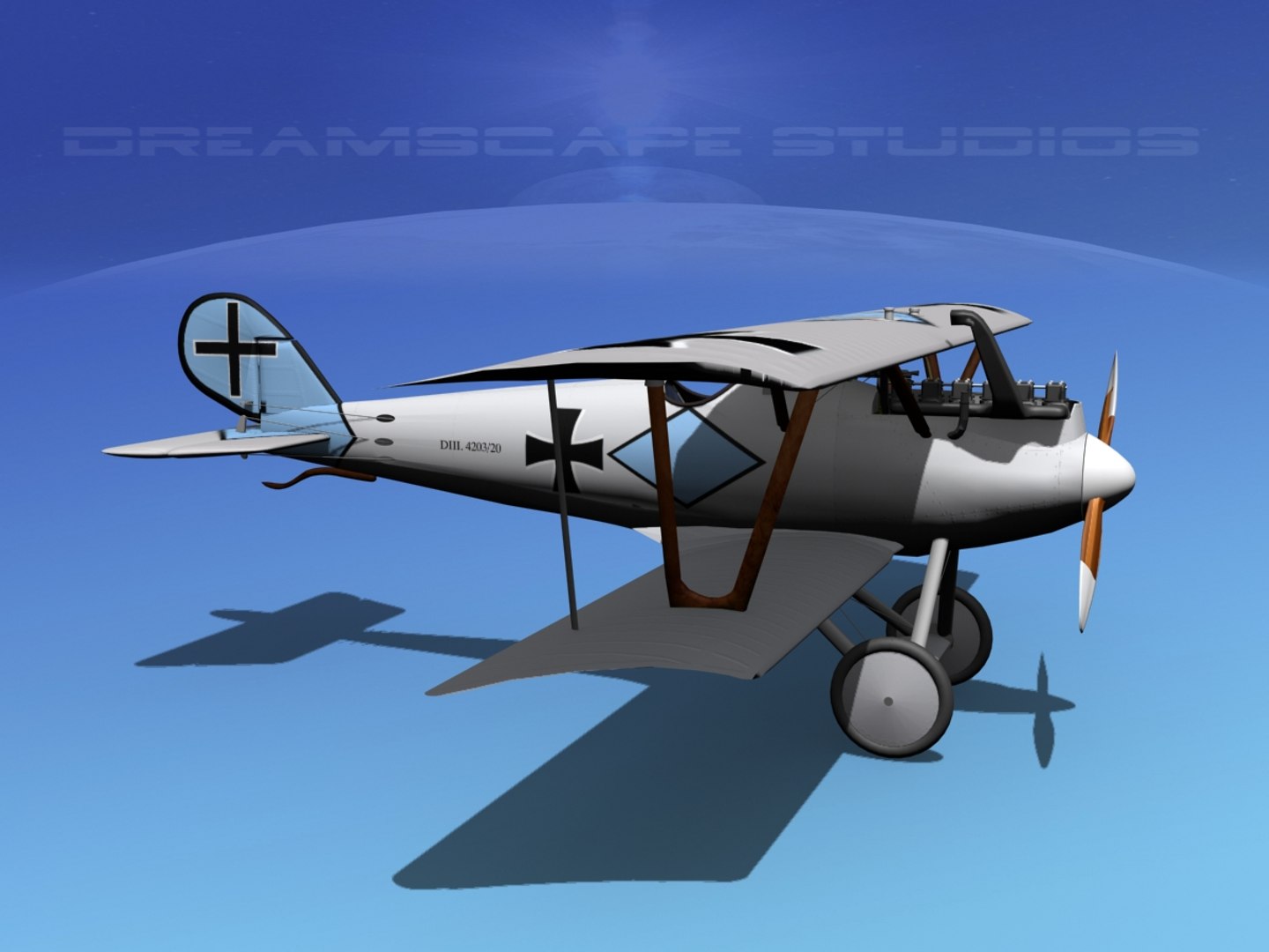 3d Model Pfalz D Iii Diii