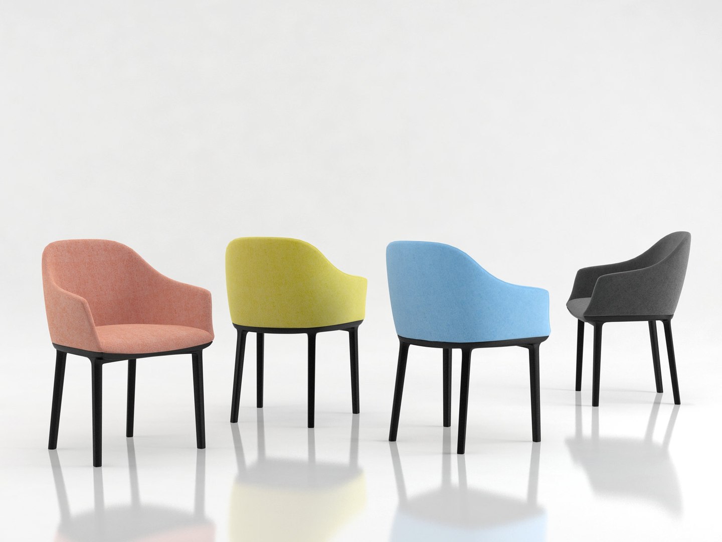 Softshell Chair Vitra 3D Model - TurboSquid 1172963