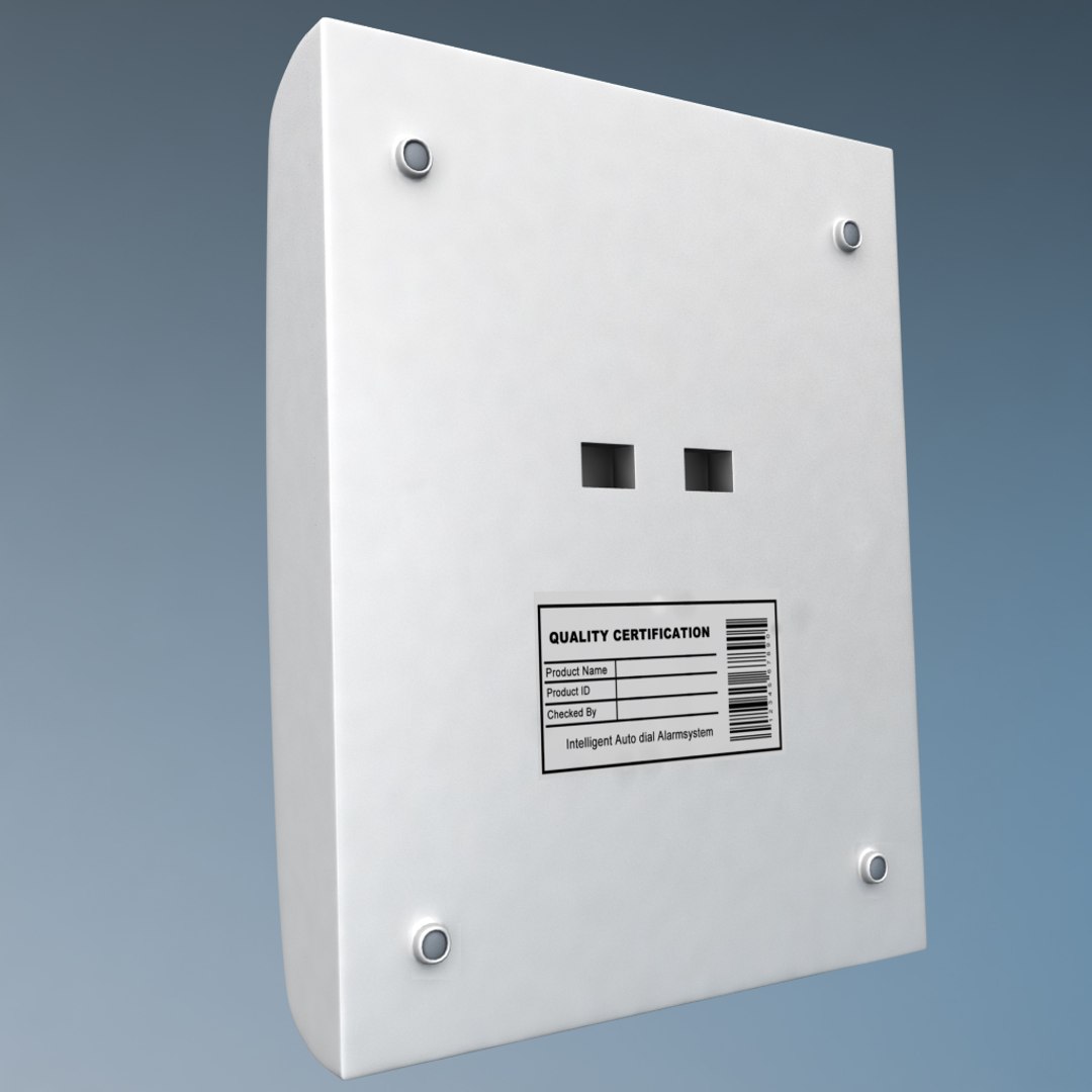 wireless alarm beacon 3d model
