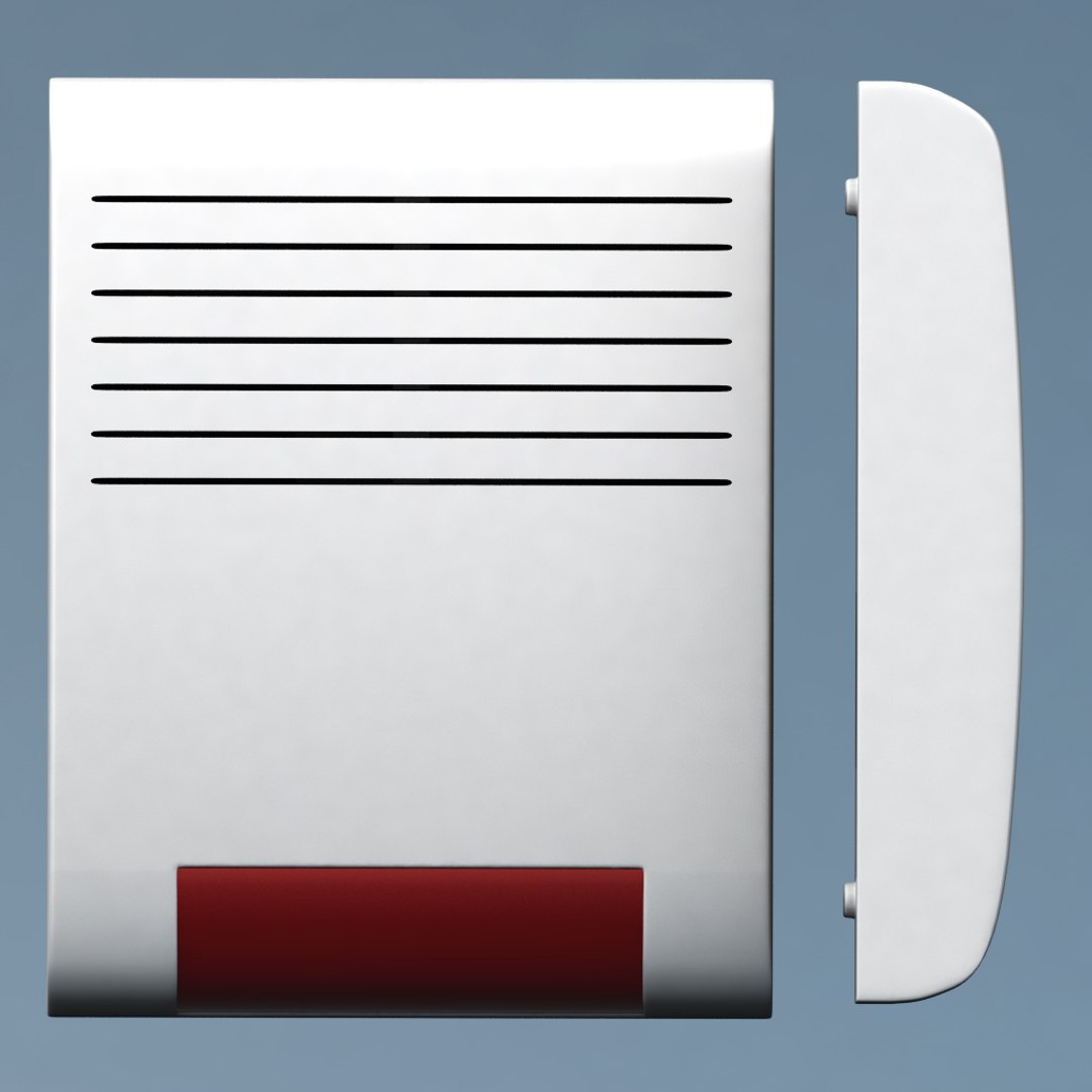 wireless alarm beacon 3d model