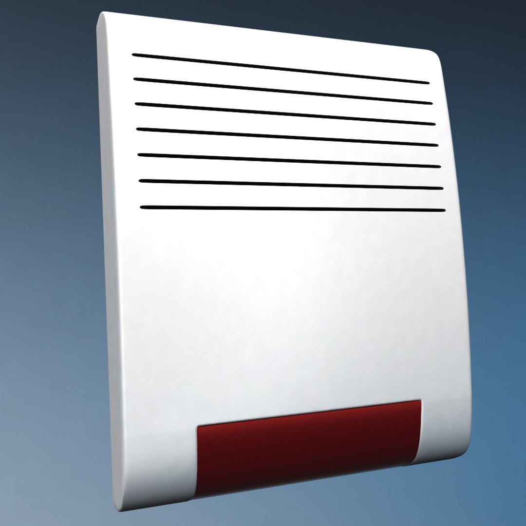 wireless alarm beacon 3d model