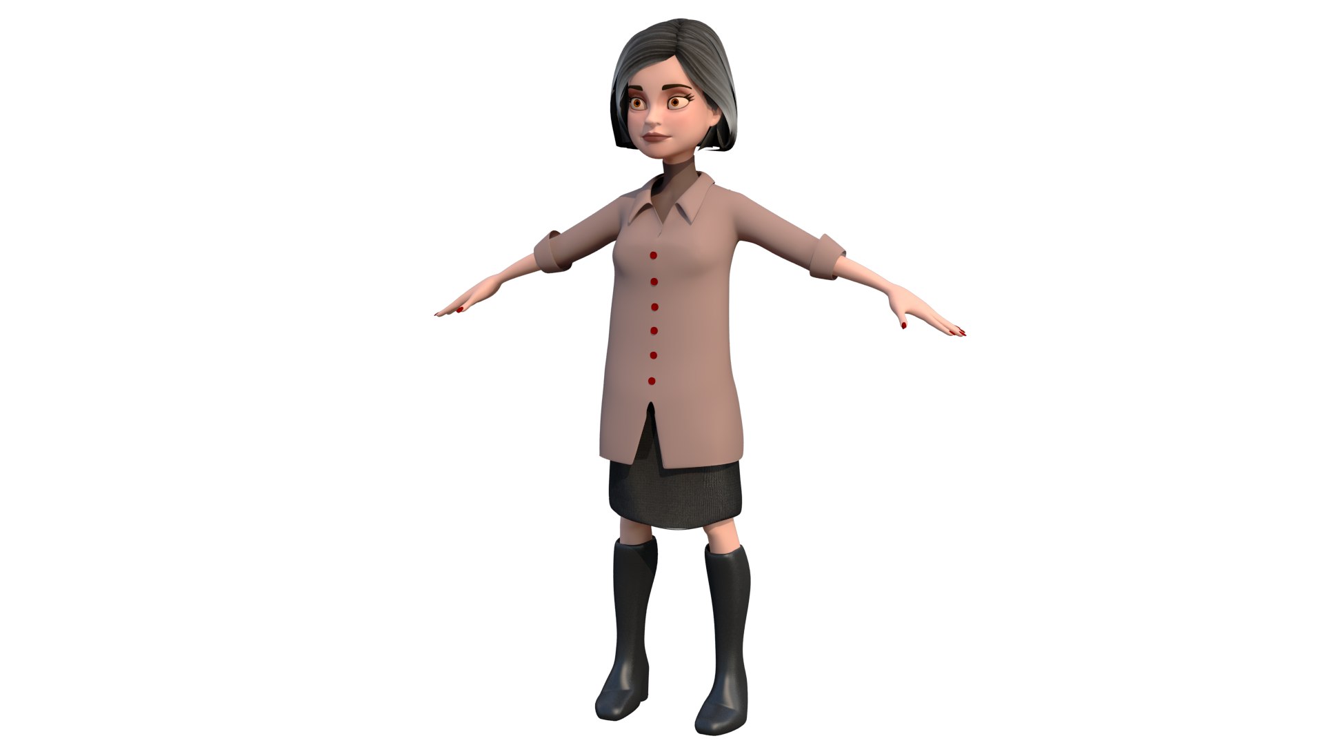 3D Women Character - TurboSquid 1367470