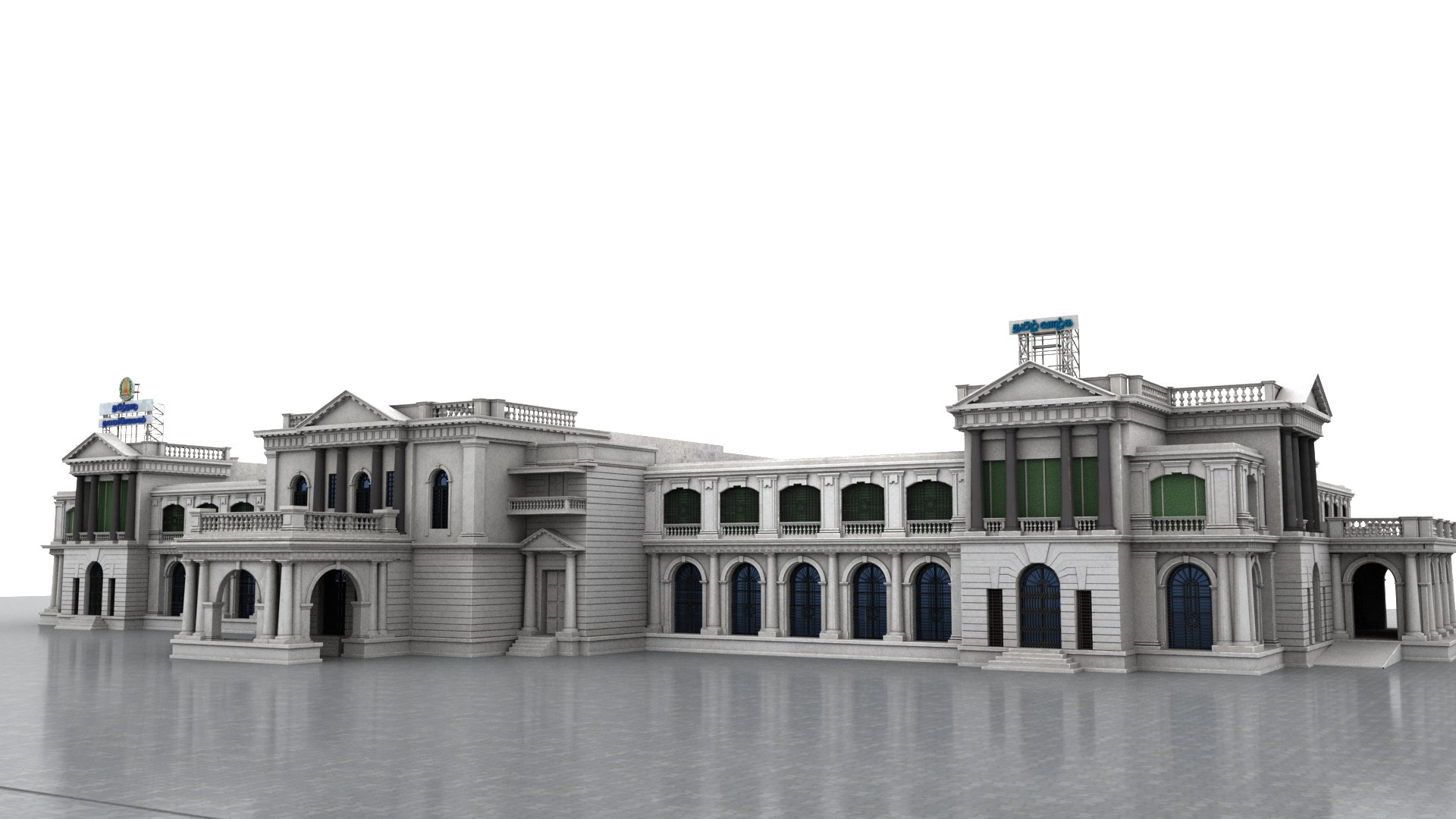 3D Model Tamil Nadu Legislative Assembly - TurboSquid 2440746