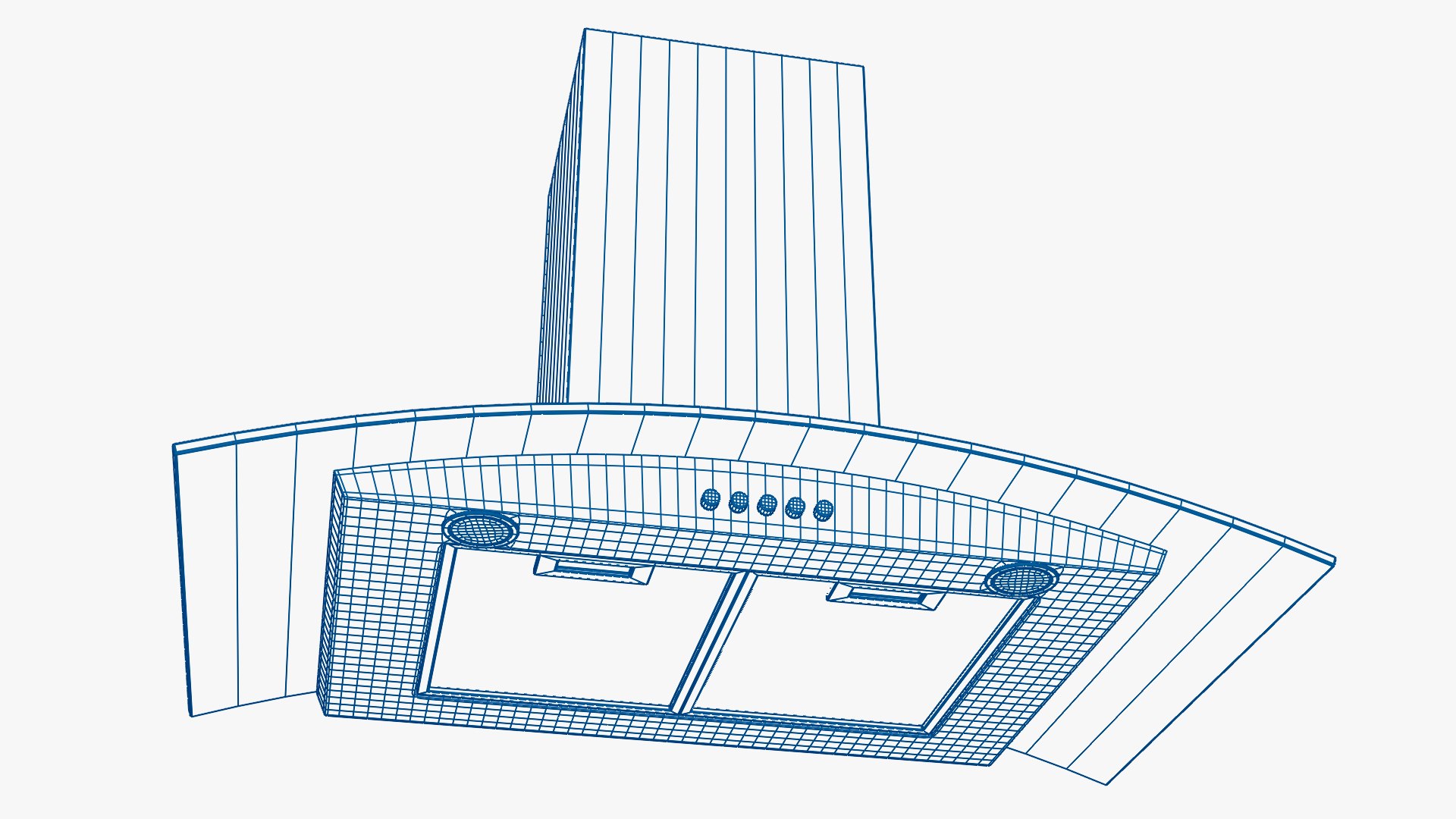Kitchen Hood Extractor Avera 3D Model - TurboSquid 2283553